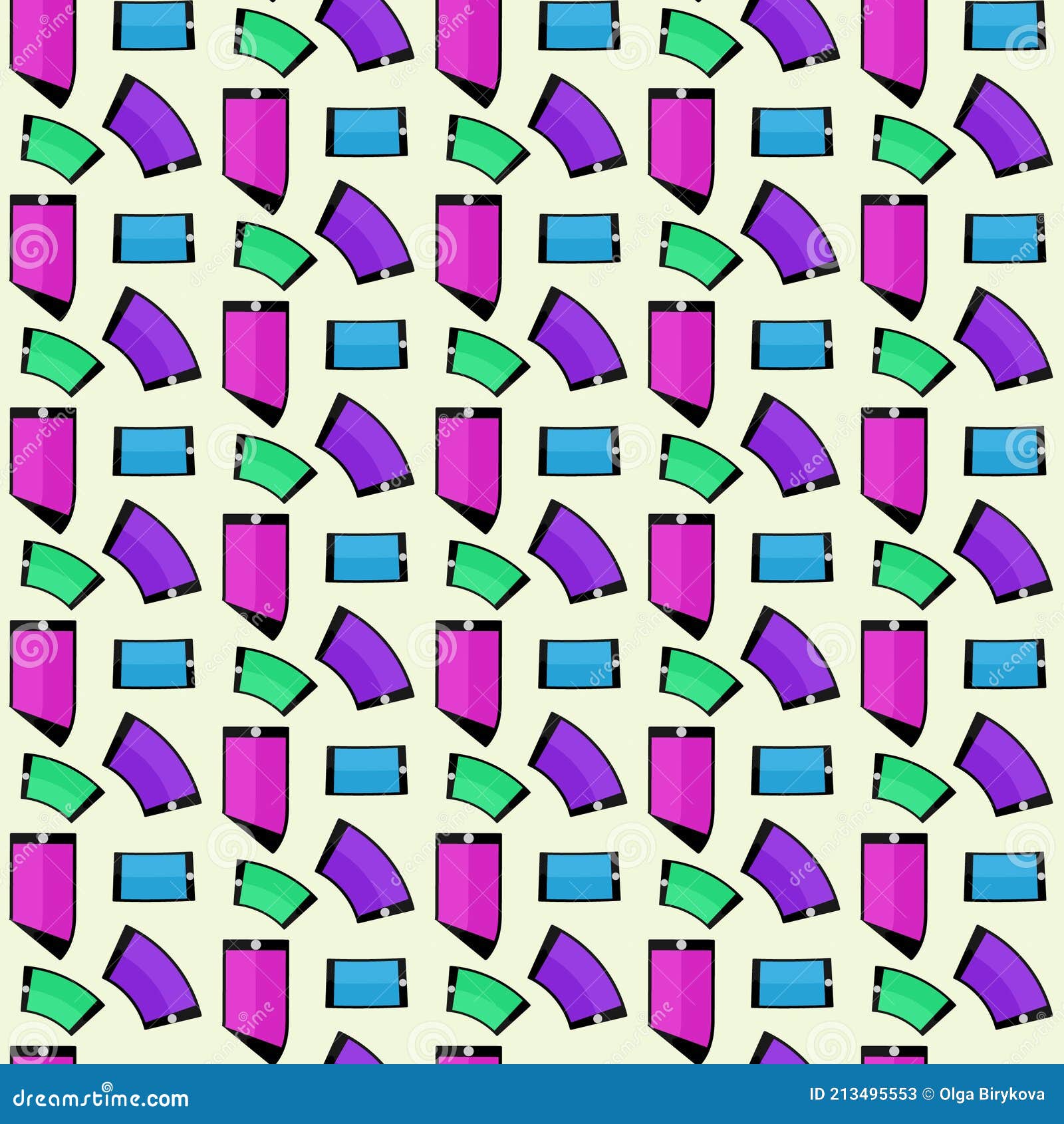 Tablet pattern 1 stock illustration. Illustration of modern - 213495553