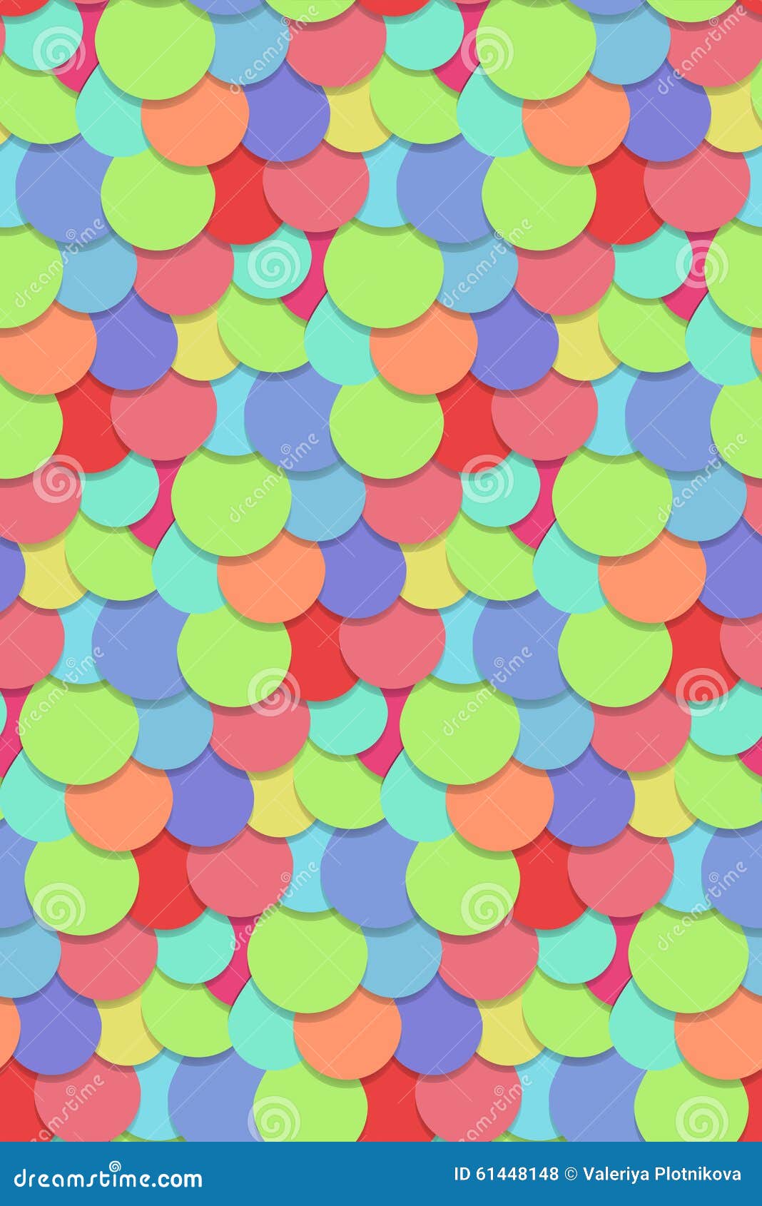 Seamless Pattern with Multicolored Confetti Stock Illustration ...