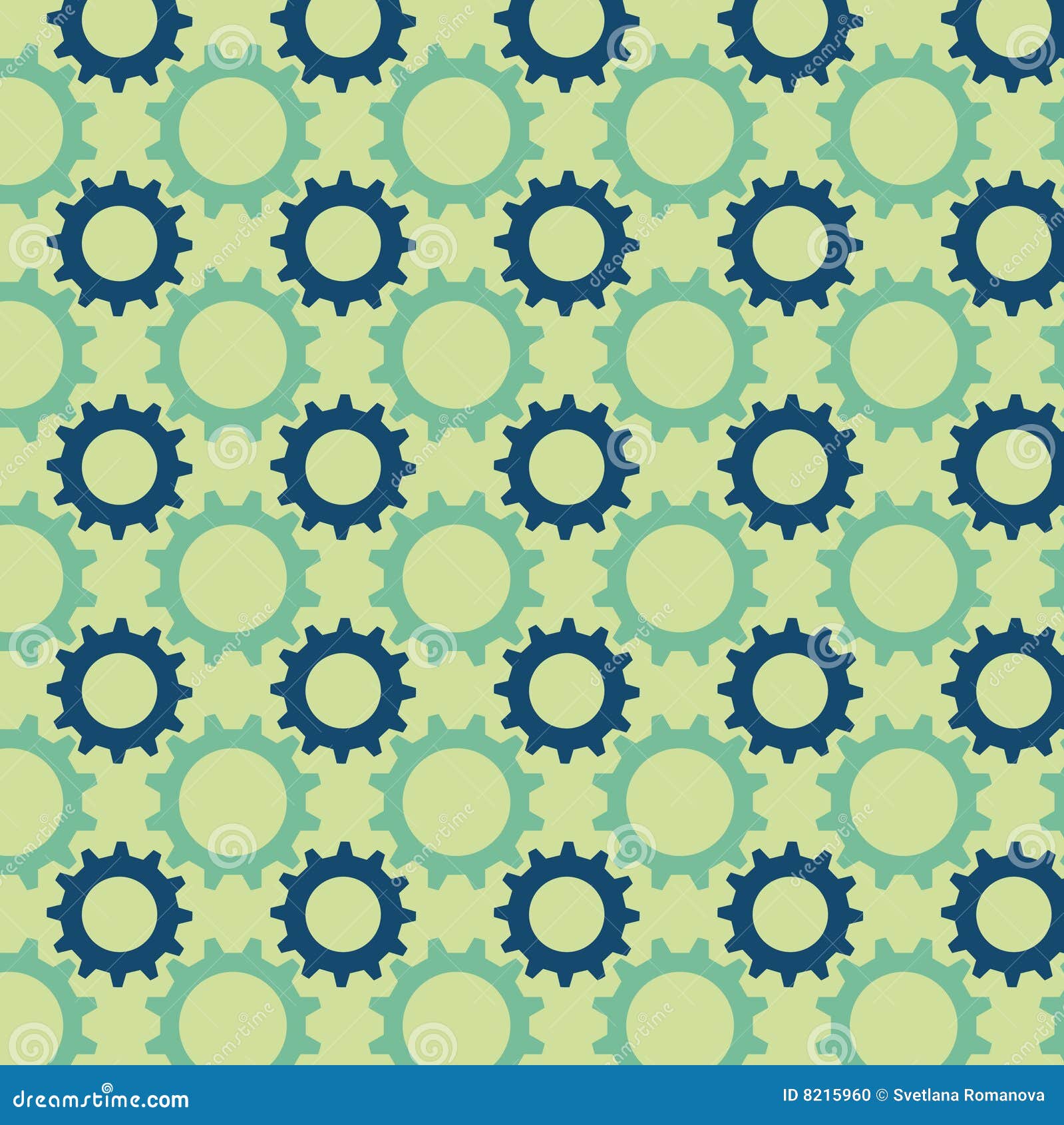 Seamless Pattern from Multicolored Gears Stock Vector - Illustration of ...