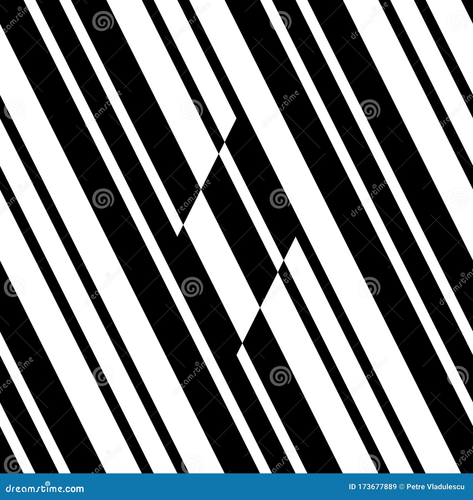 Seamless Pattern with Oblique Black Bands (2), Modern Stylish Image ...