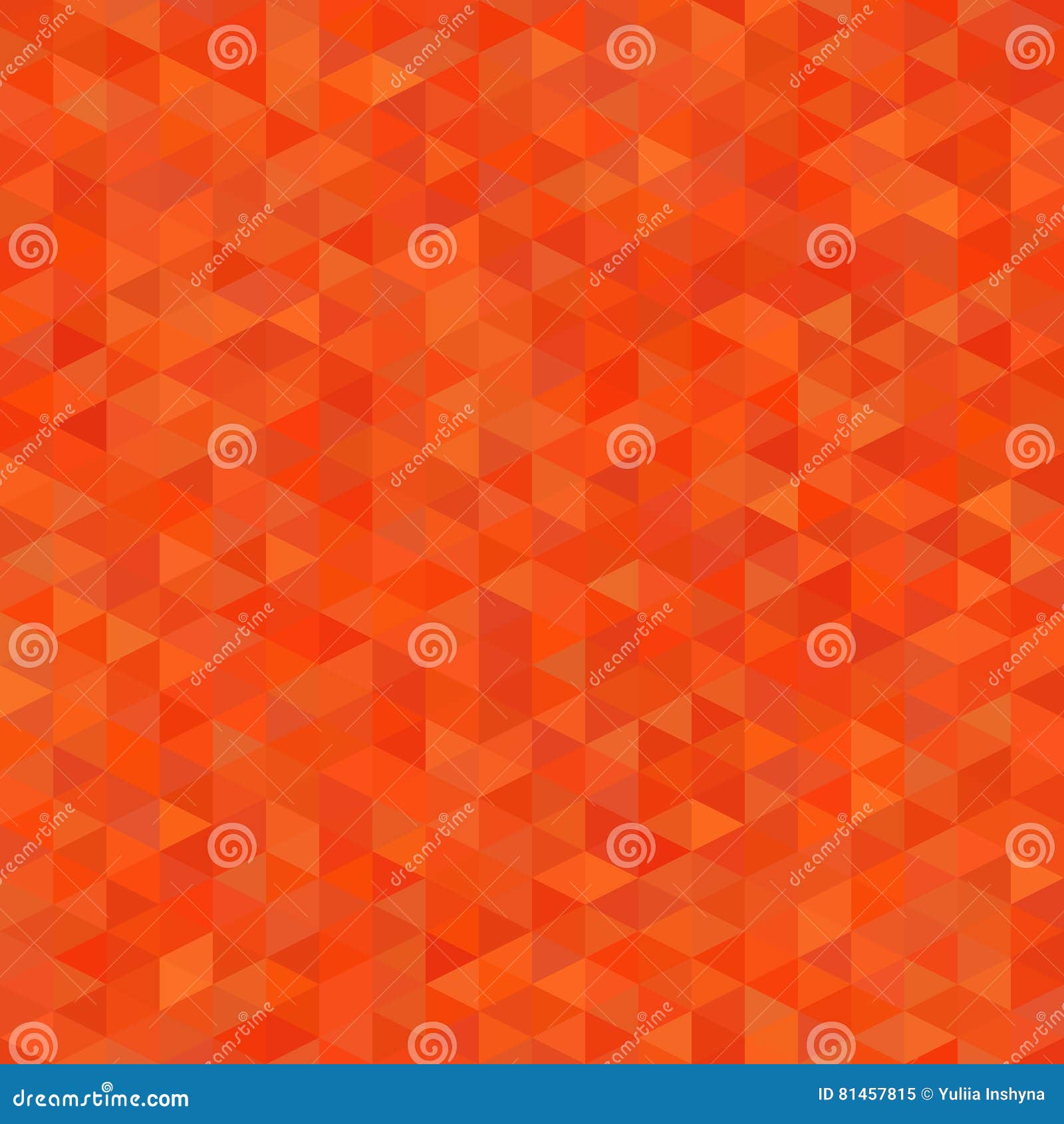 Seamless Pattern with Orange Triangles, Stock Vector - Illustration of ...
