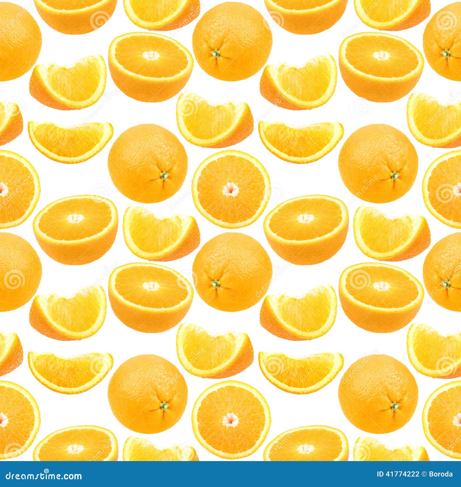 Seamless Pattern of Oranges Stock Photo - Image of orange, citron: 41774222