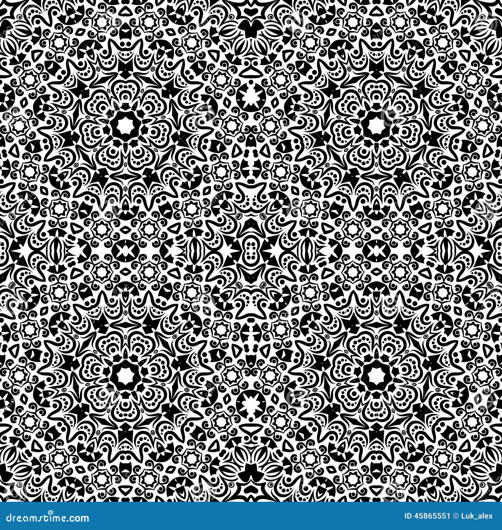 Seamless pattern. stock vector. Illustration of graceful - 45865551