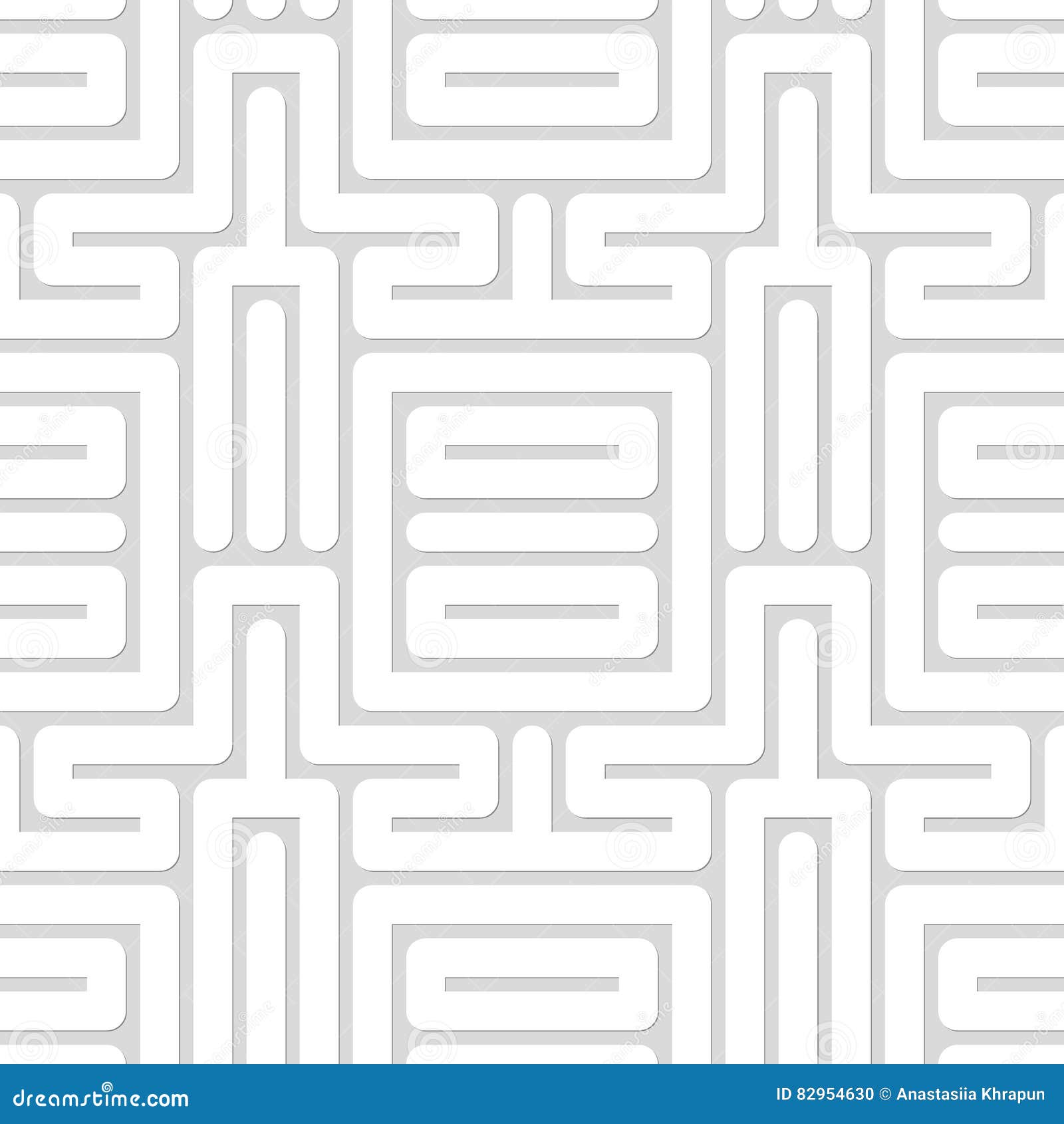 Seamless Pattern. Ornament of Thick Lines. Abstract Background Stock ...