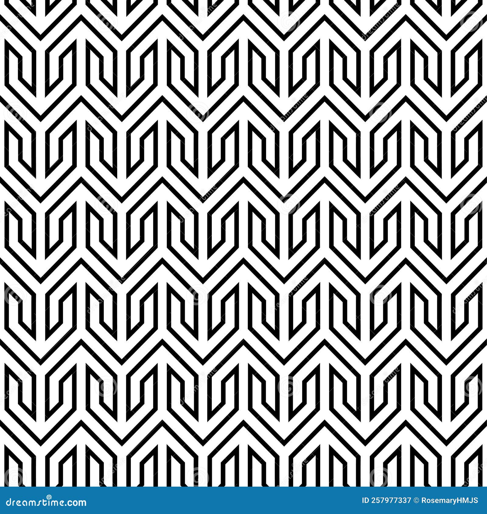 Outlined Arrow Stripes Vector Pattern Design Stock Vector ...