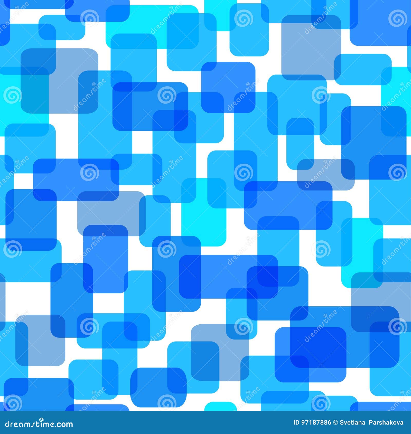 Seamless Pattern of Overlapping Rectangles. Stock Vector - Illustration ...