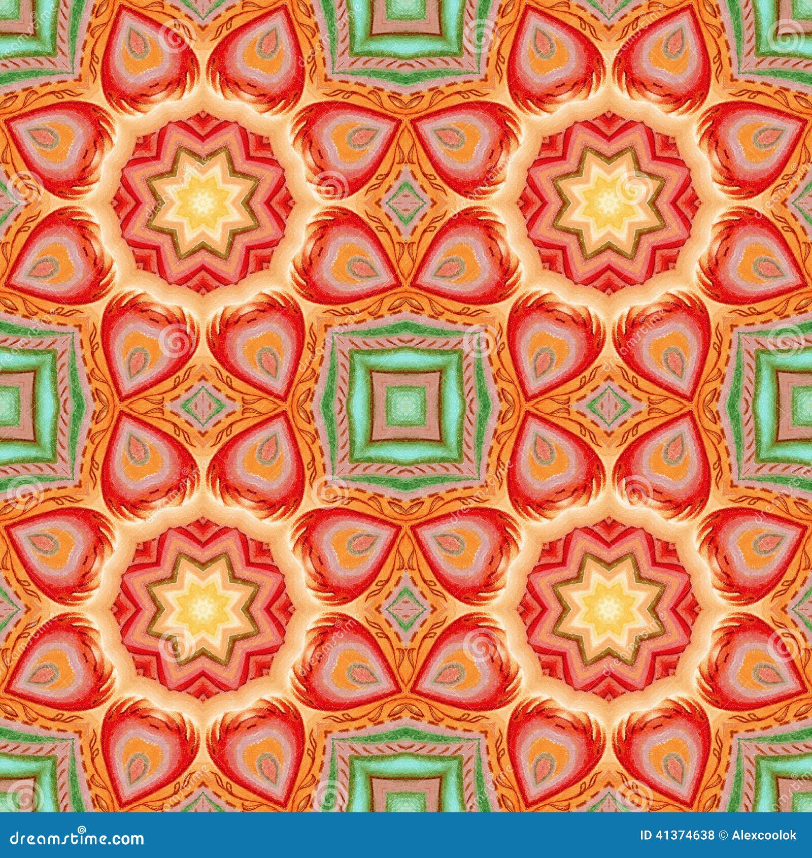 Seamless Pattern, Pastel Paintings Stock Photo - Image of colour ...