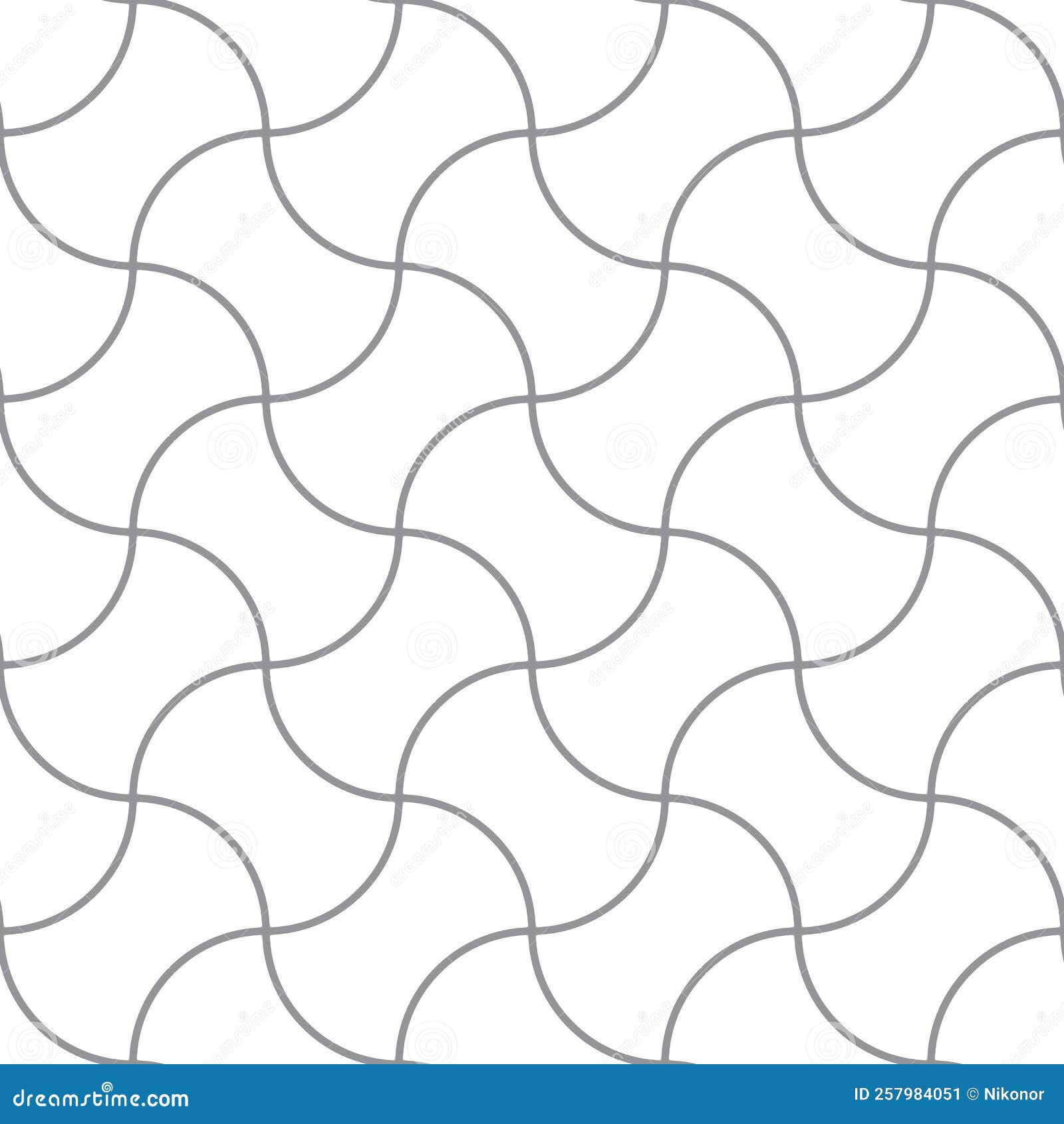 Seamless Pattern of Paving Slabs in the Shape of an Apple Core Stock ...