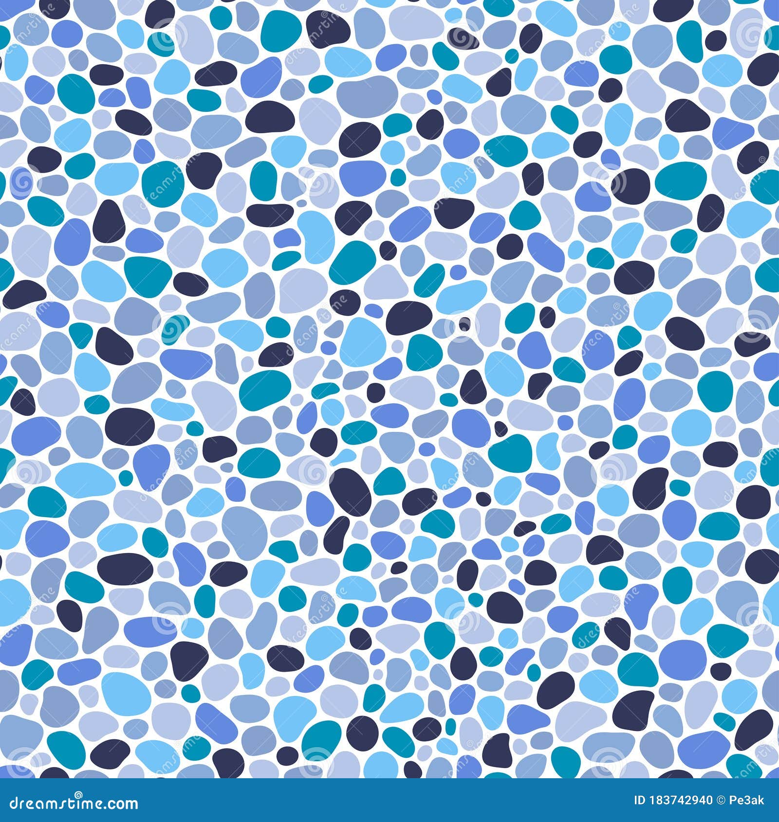 Seamless Pattern with Pebble Stock Vector - Illustration of element ...