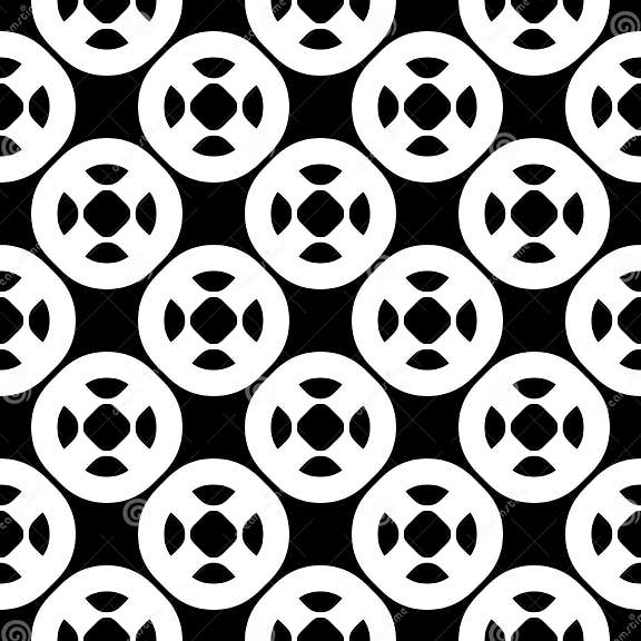 Seamless Pattern with Perforated Circles Stock Vector - Illustration of ...