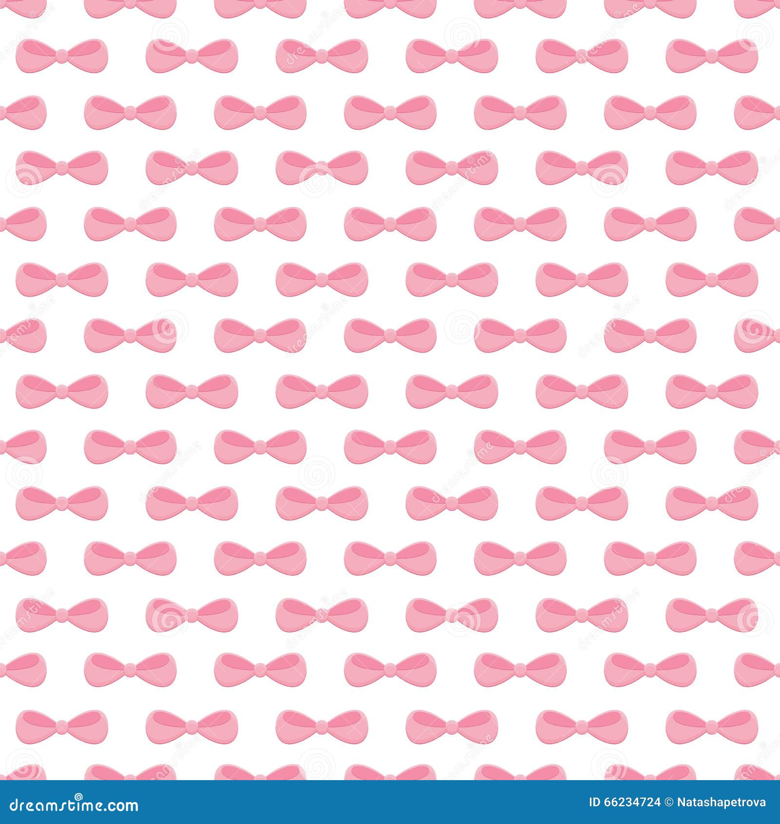 Seamless Pattern with Pink Bows Stock Vector - Illustration of pink ...