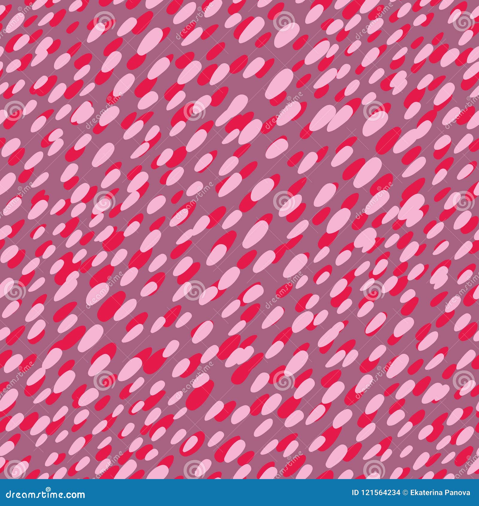 Seamless Pattern in Pink Colors. Stock Vector - Illustration of shape ...