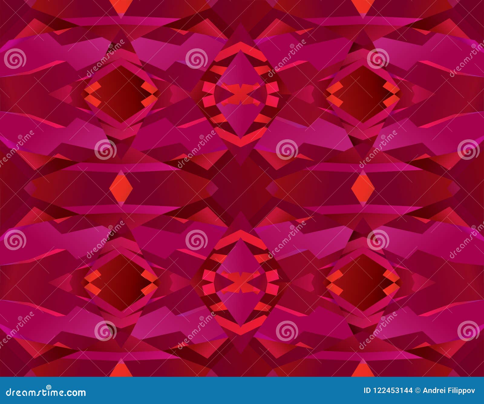 Seamless Pattern with Pink Crystal Texture Stock Vector - Illustration ...