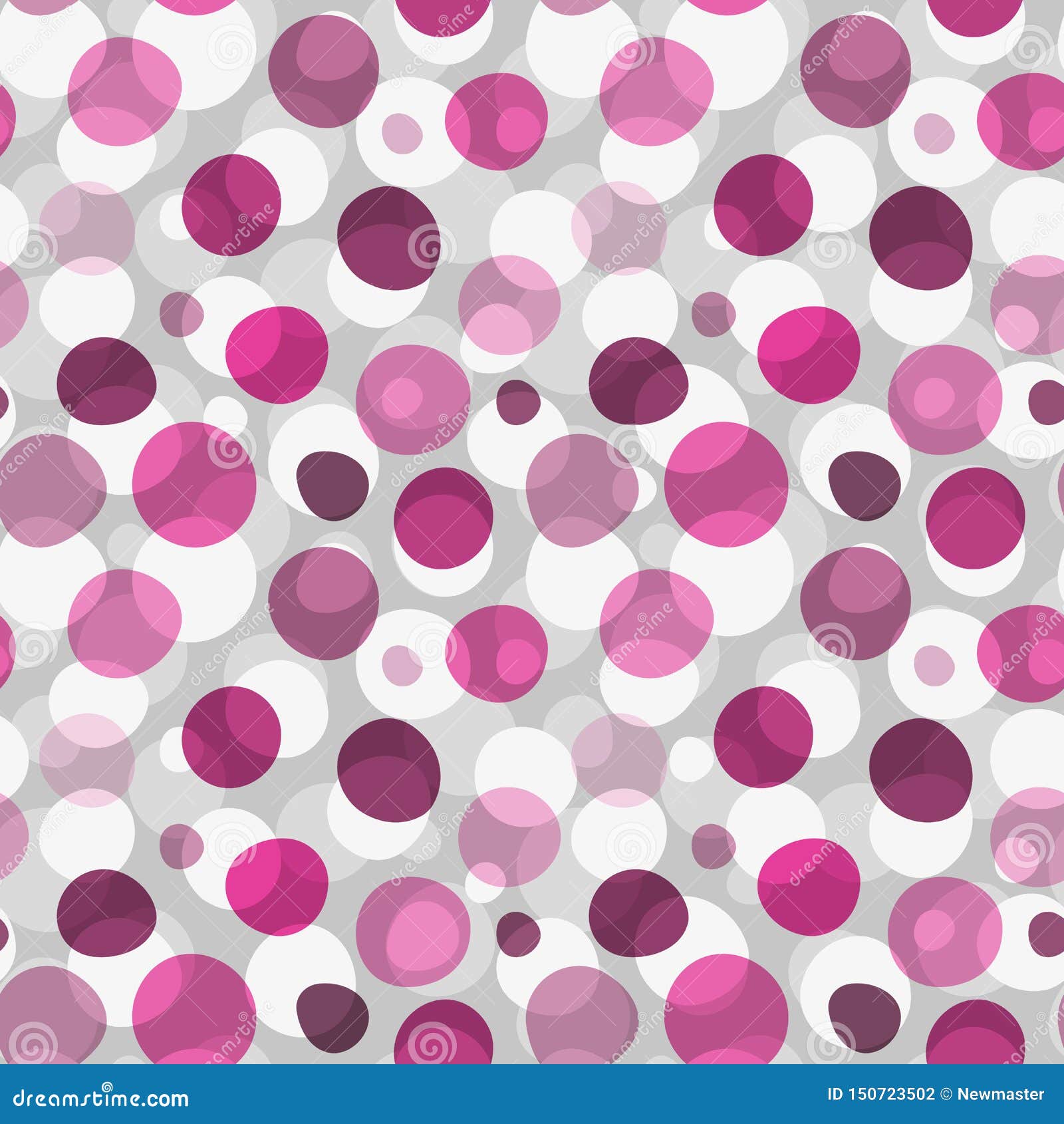 Seamless Pattern with Pink Large and Small Deformed Polka Dots Stock ... Seamless Pattern with Pink Large and Small Deformed Polka Dots Stock ...