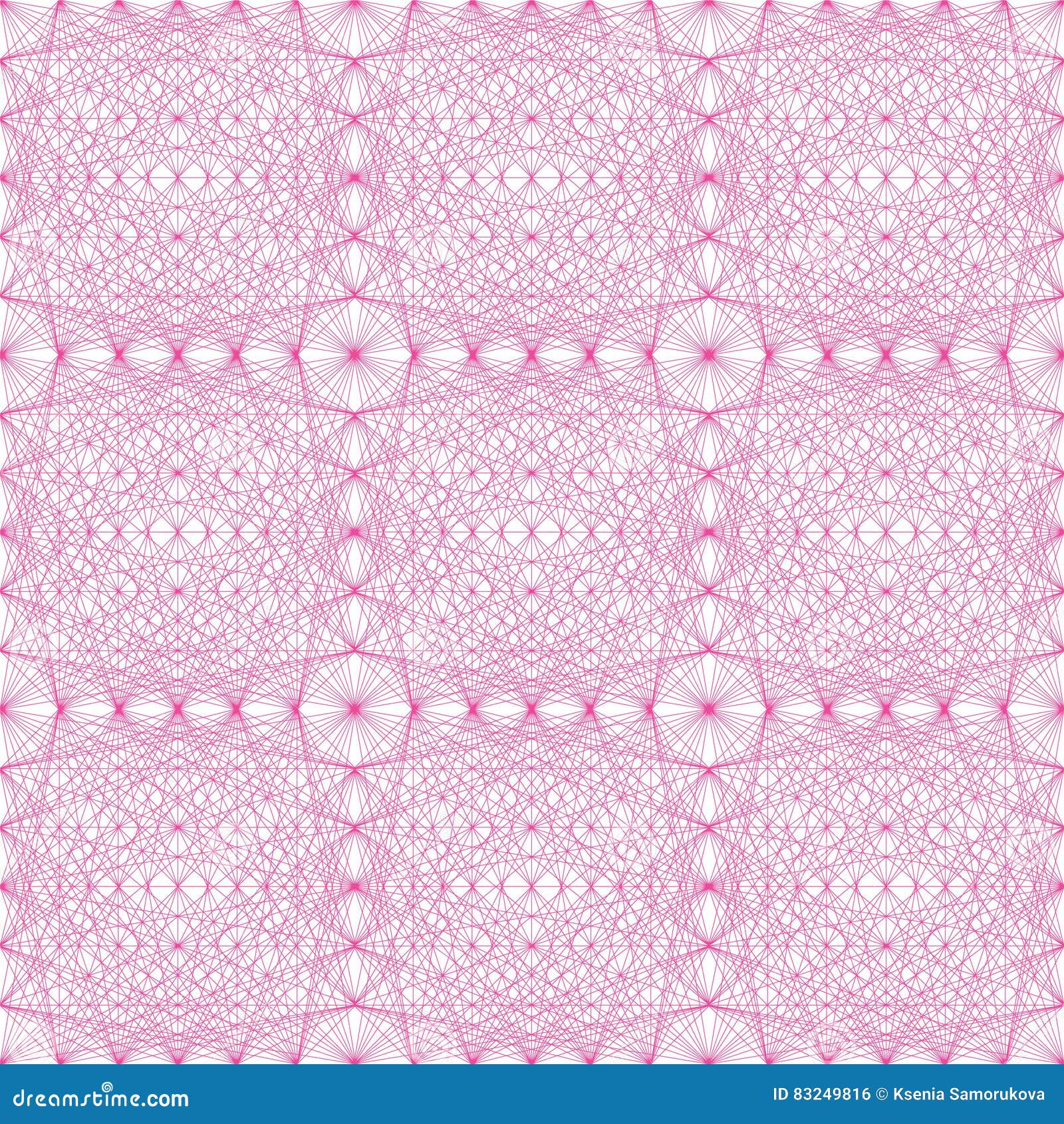 Seamless Pattern - Pink Lines Stock Vector - Illustration of decor ...
