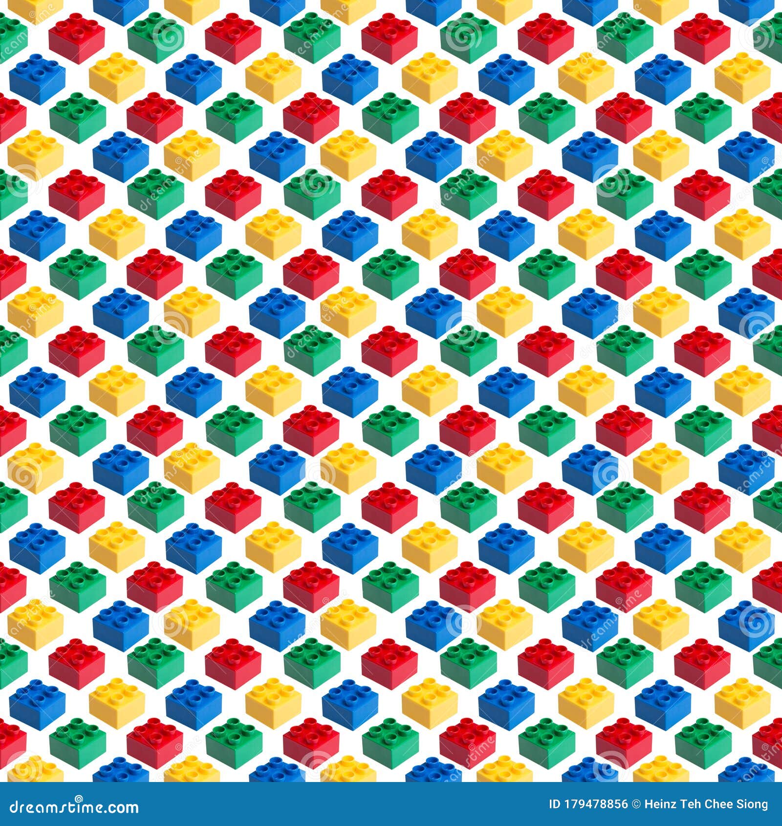 Seamless Pattern Plastic Block Stock Illustration - Illustration of ...