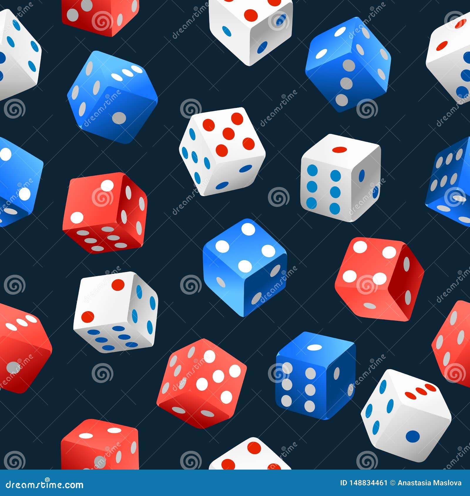 Dice Falling Stock Photo | CartoonDealer.com #78506154