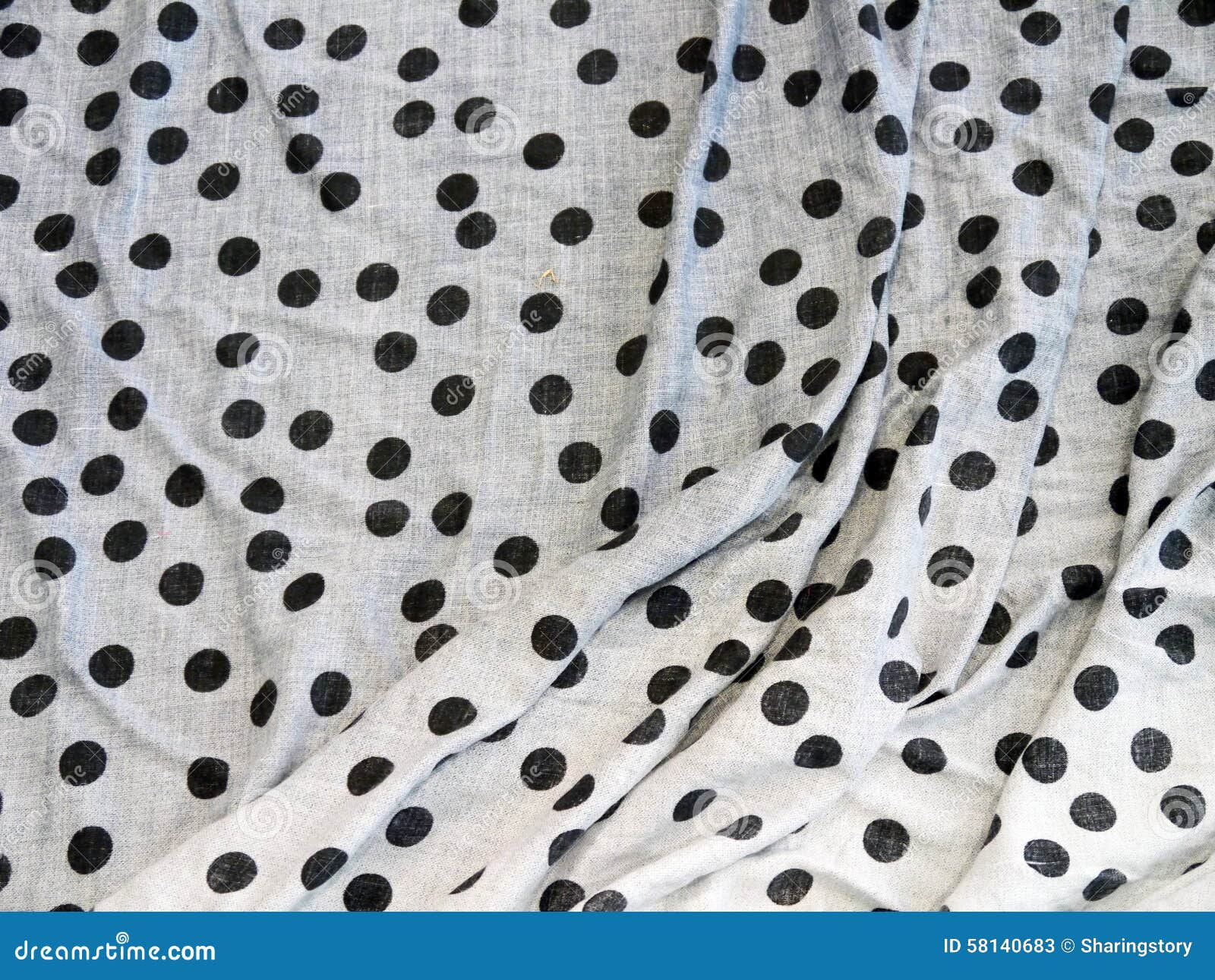 Seamless Pattern, Polka Dot Fabric Stock Image - Image of picnic ...