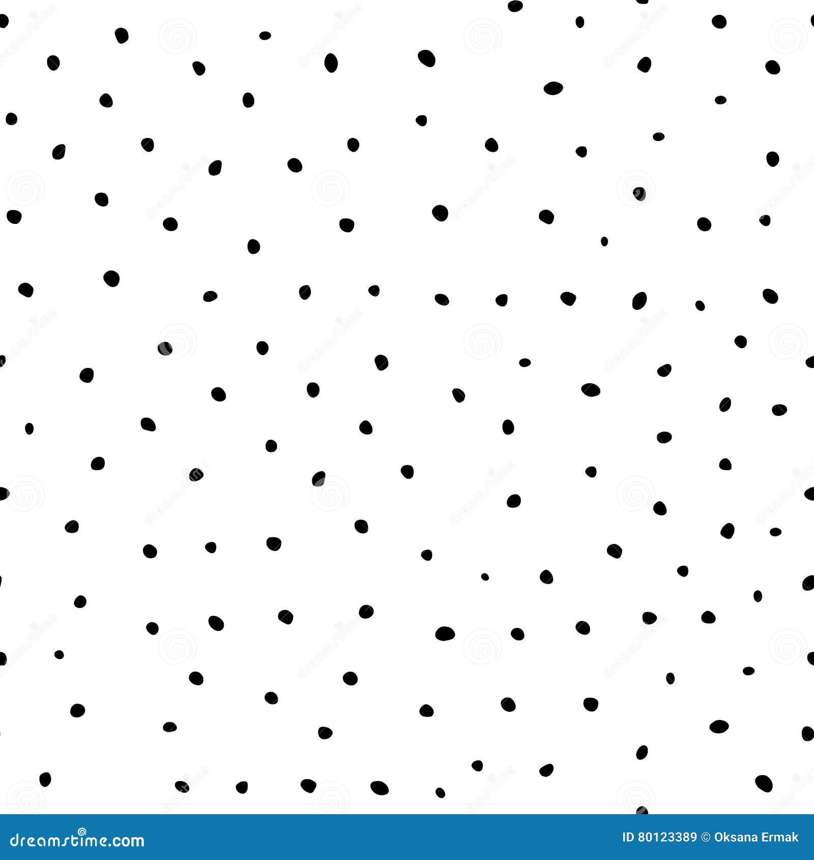 Seamless Pattern with Polka Dot Texture. Stock Vector - Illustration of ...