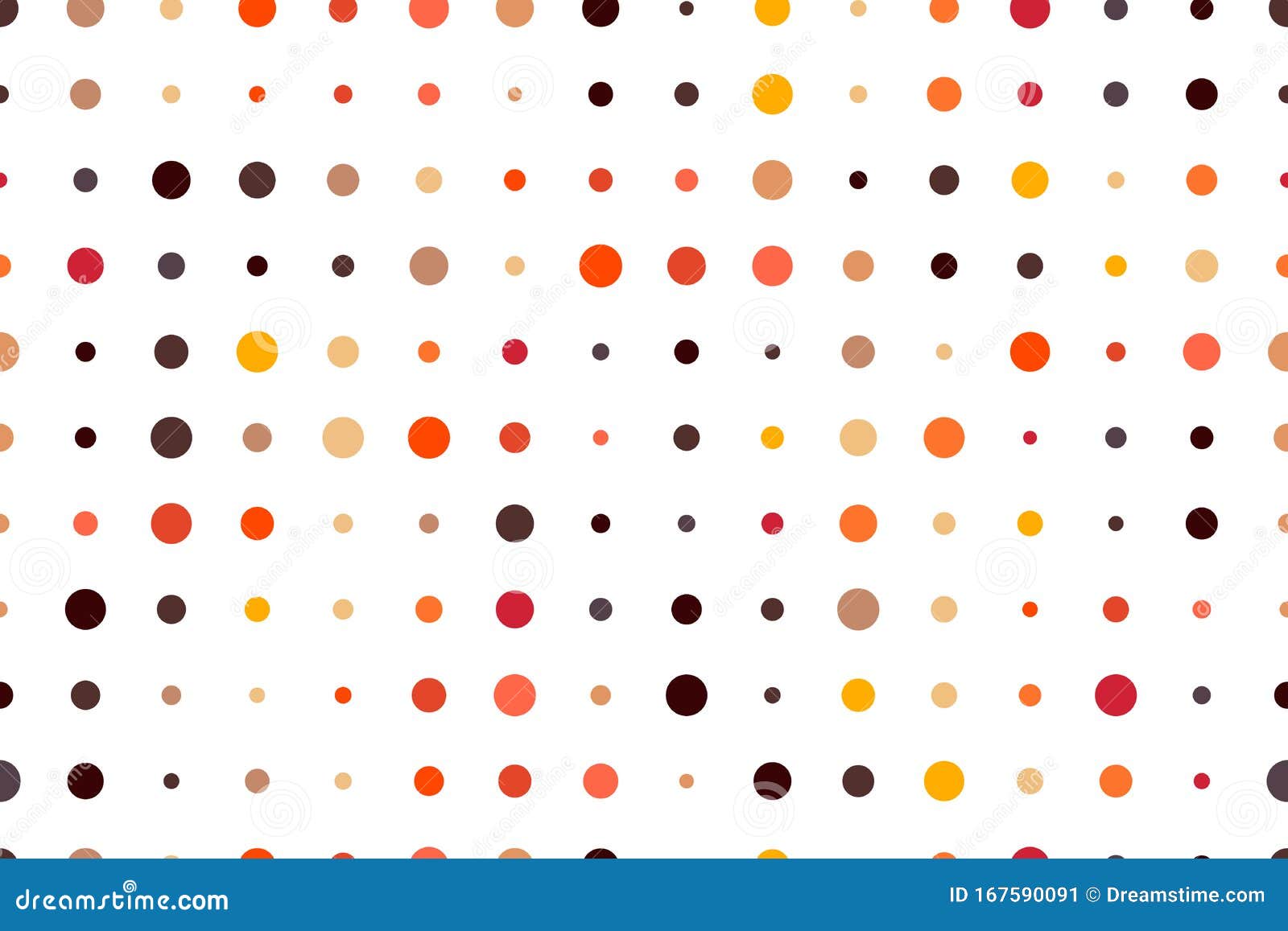 Seamless Pattern, Polka Dot Wallpaper Stock Illustration - Illustration ...