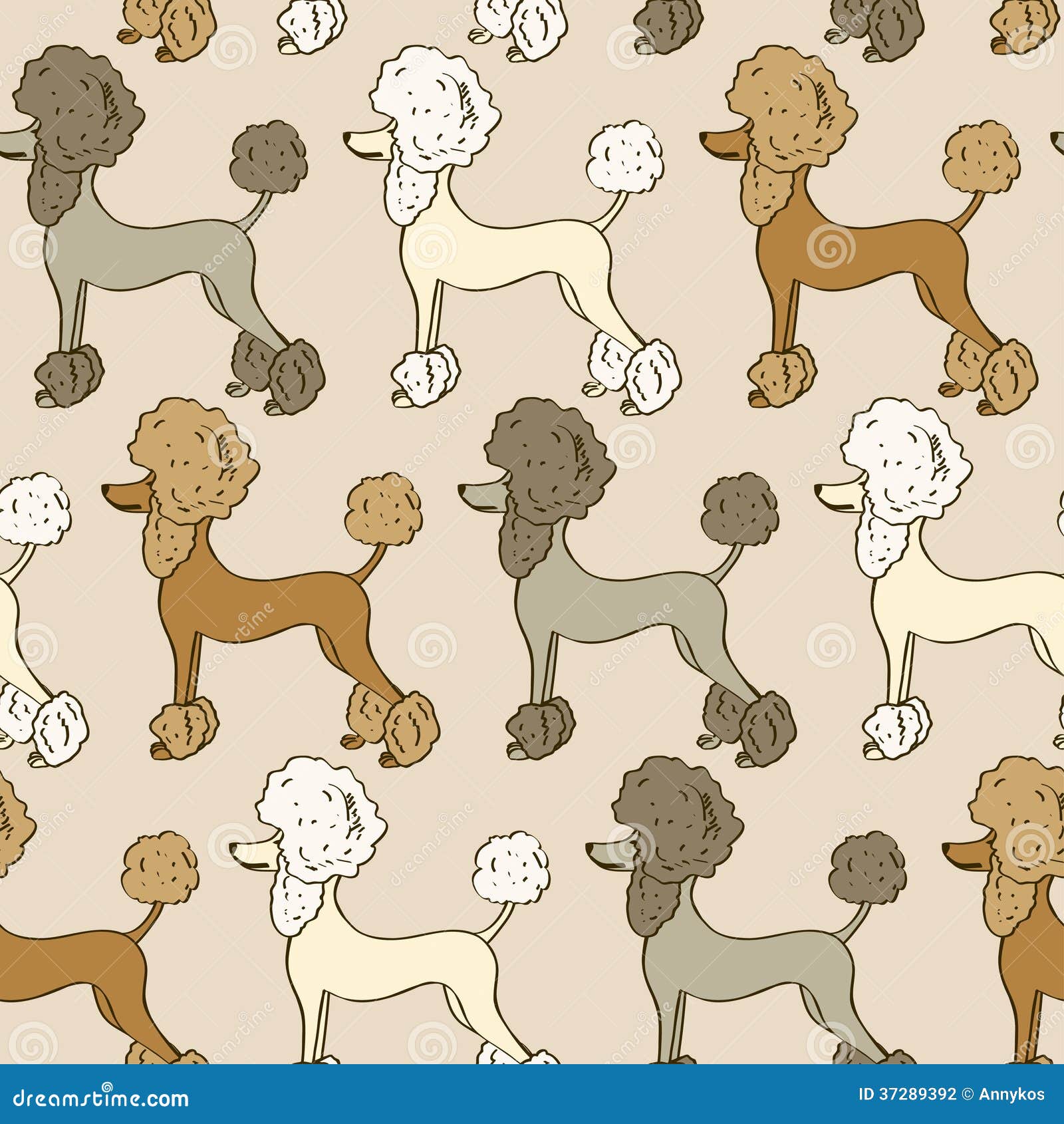 Pattern Poodle Stock Illustrations – 3,303 Pattern Poodle Stock ...