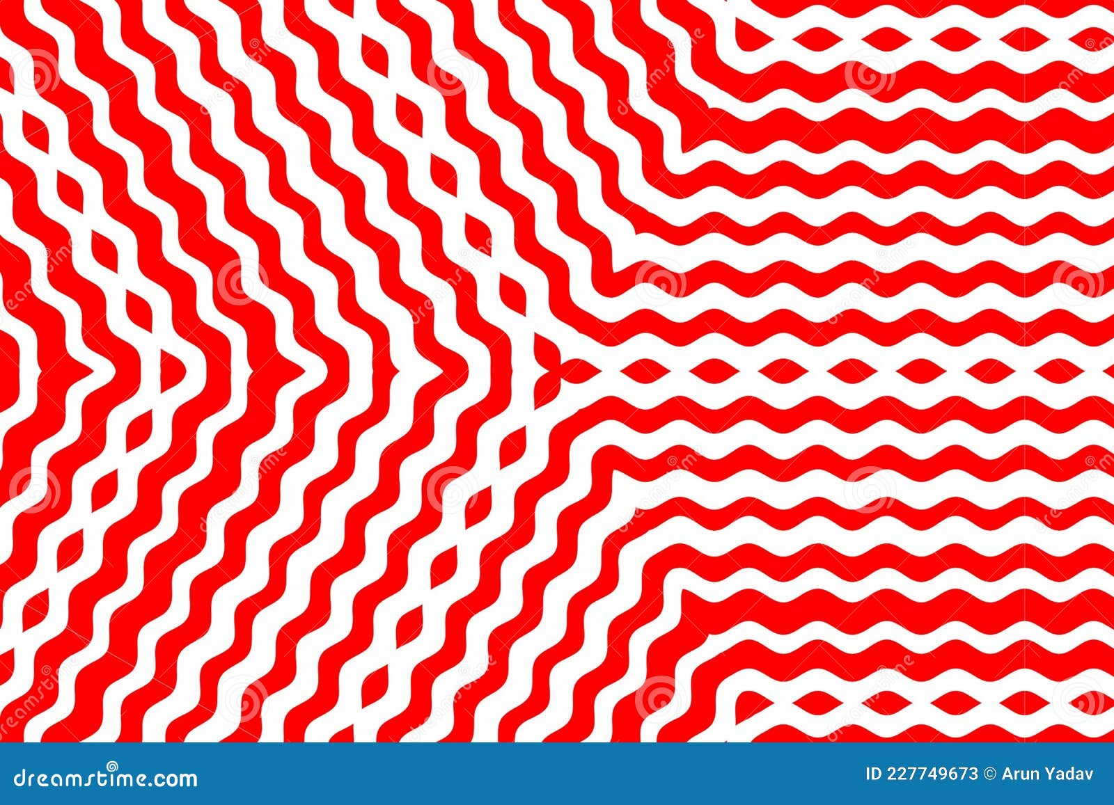 Seamless Pattern Psychedelic Colored Wave Illustration and Vector ...