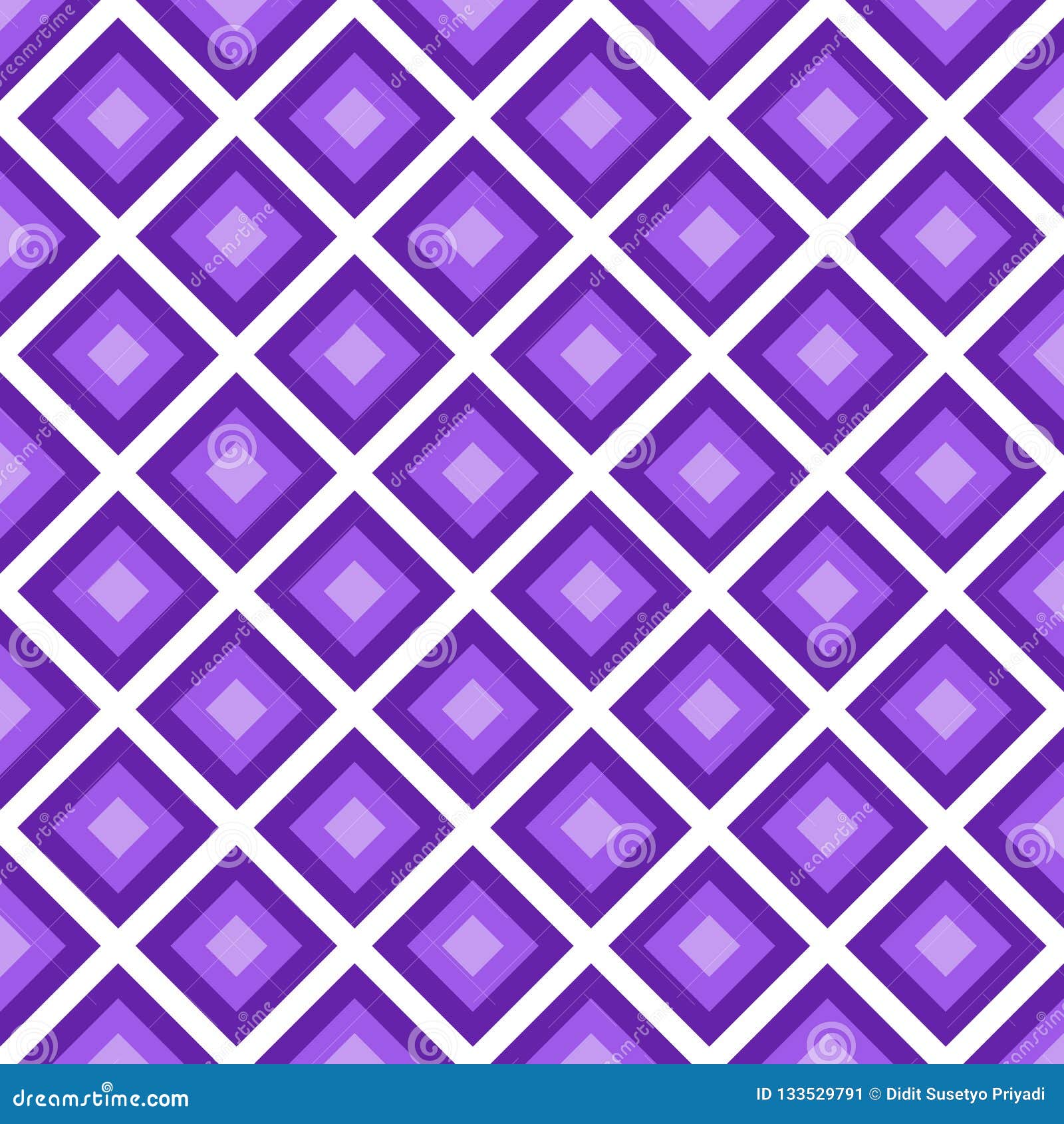 Seamless Pattern Purple Square, EPS 10 Stock Illustration ...