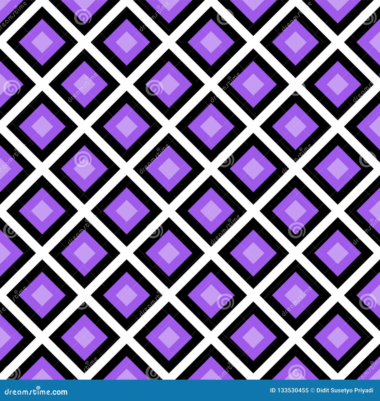 Seamless Pattern Purple Square, EPS 10 Stock Illustration ...