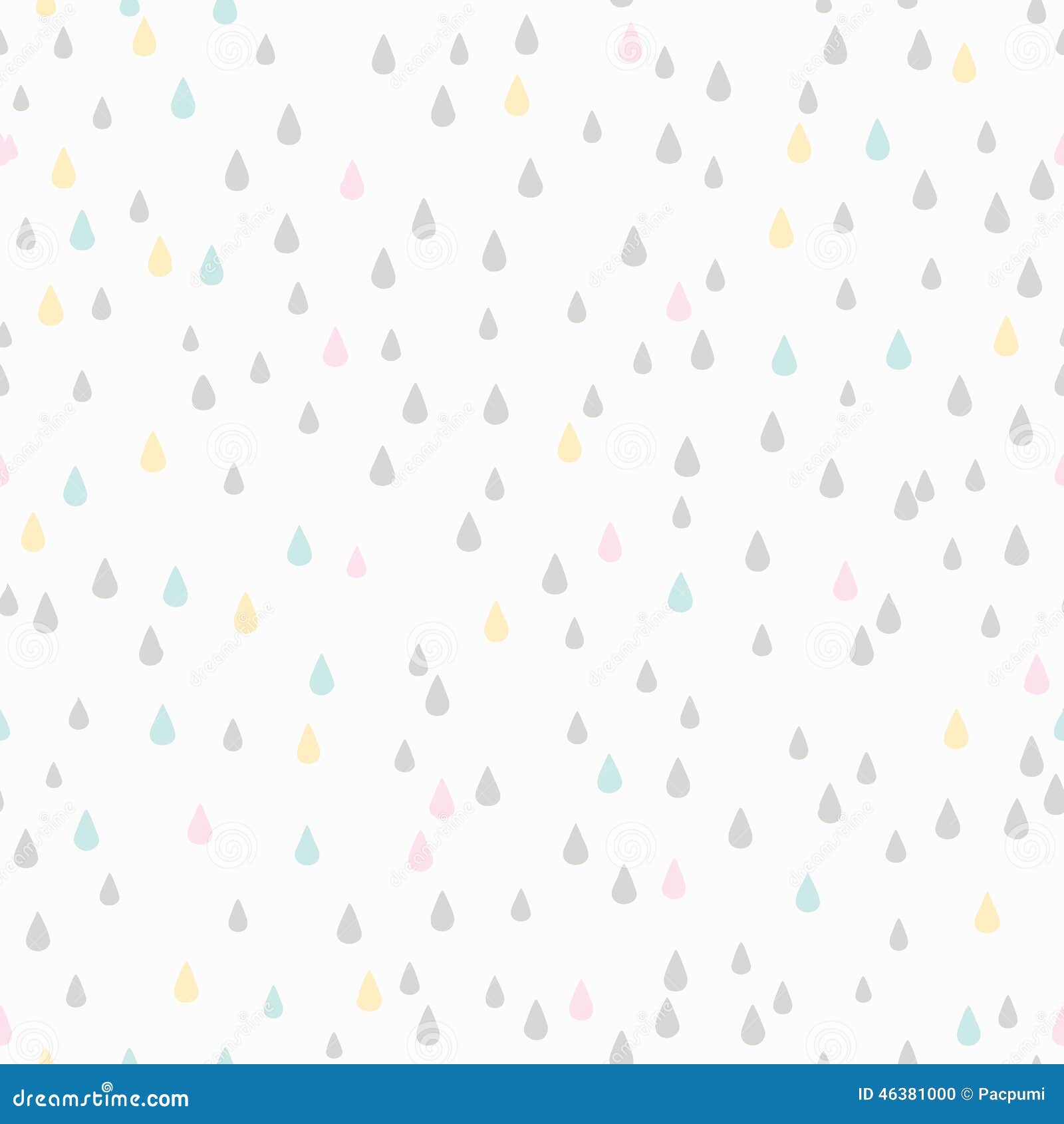 Seamless Pattern. Rain Drop Stock Vector - Illustration of backdrop ...