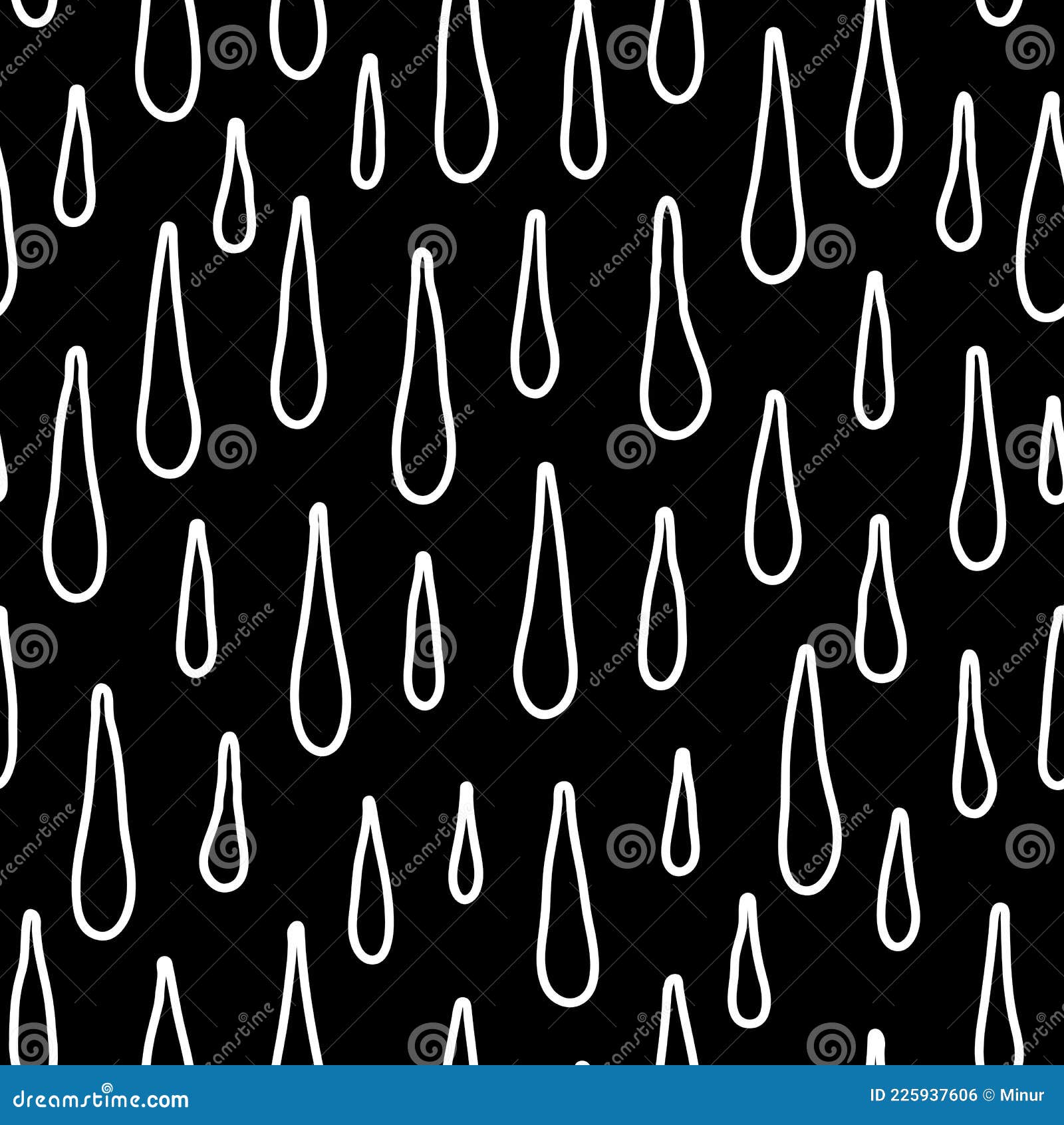 Outline Rain And Thunder Vector Icon. Isolated Black Simple Line ...