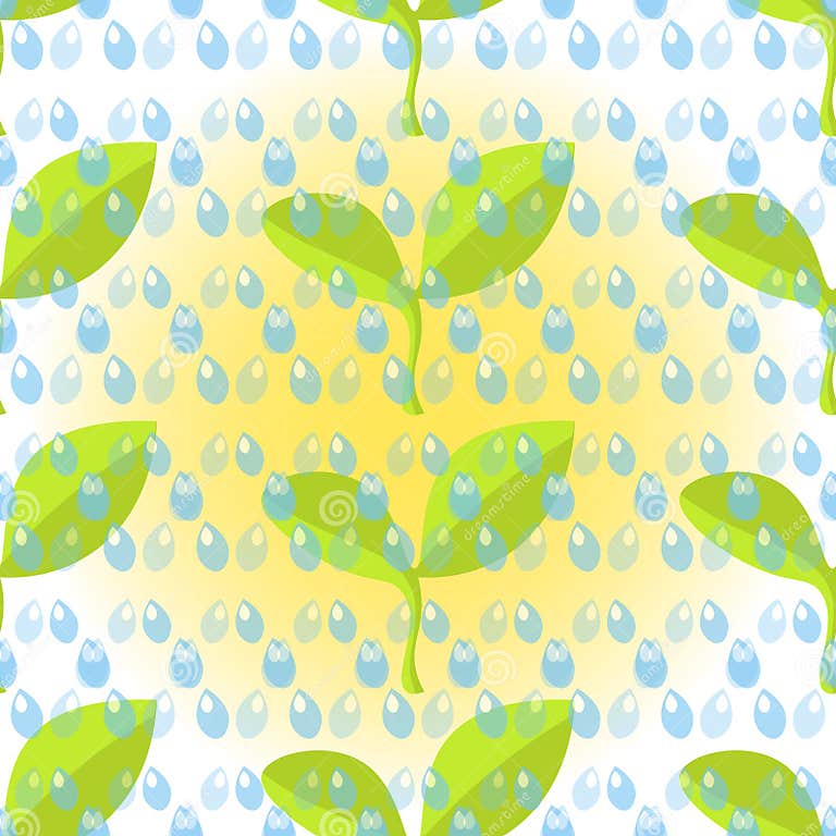 Seamless Pattern Rain Fall Pattern. Stock Vector - Illustration of ...