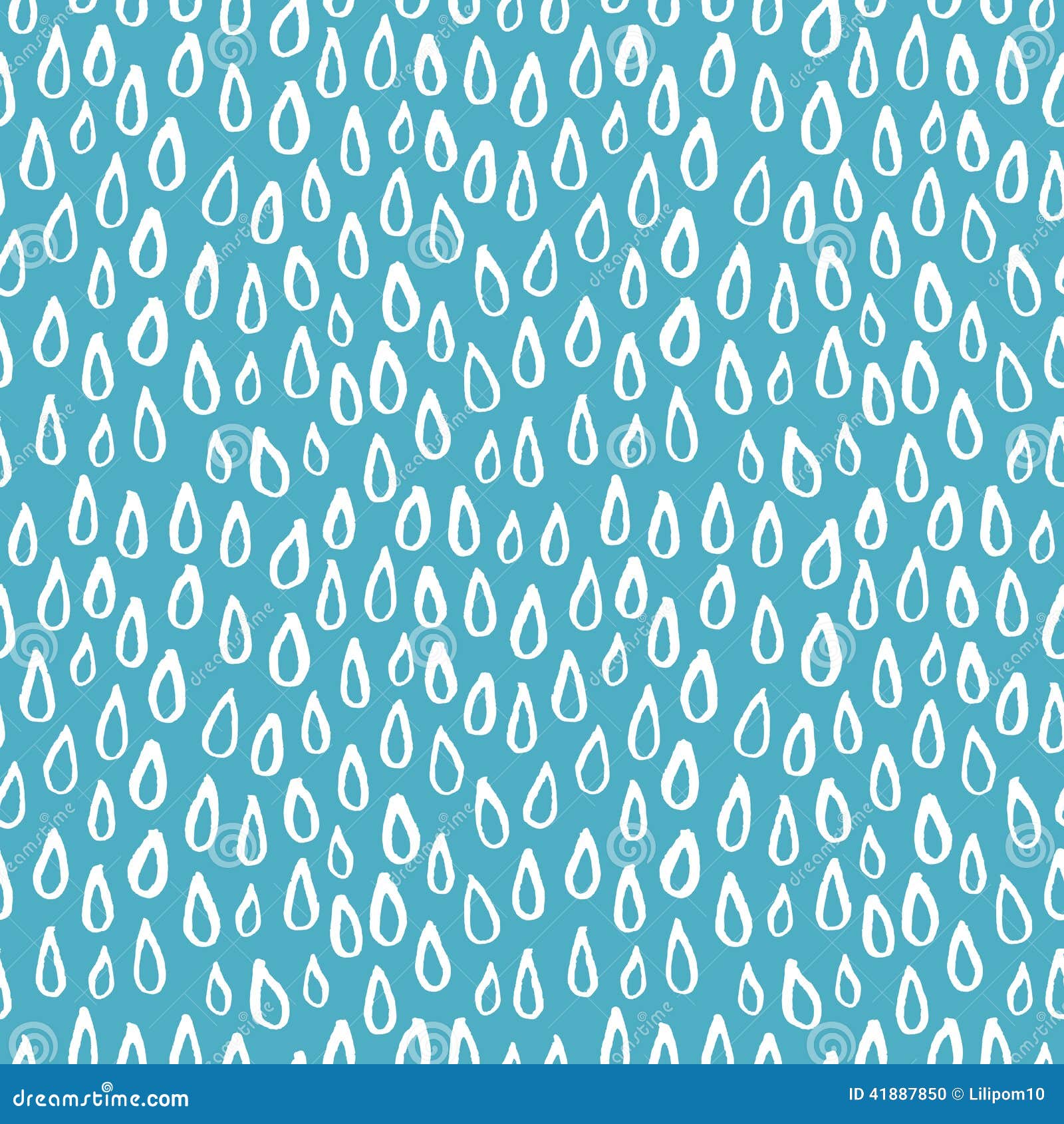 Seamless Pattern of Raindrops Stock Vector - Illustration of backdrop ...