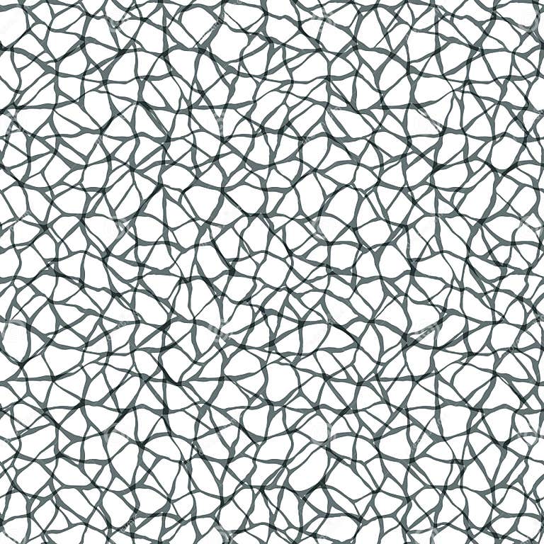 Seamless Pattern with Random Abstract Cross Grid Stock Vector ...