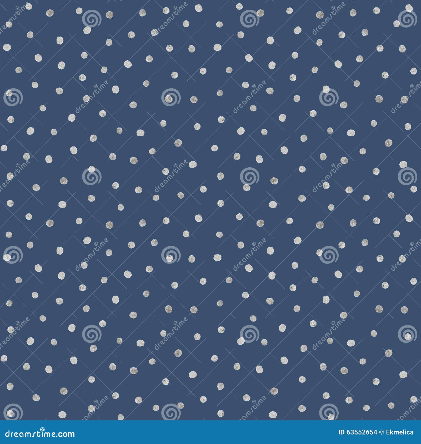 Seamless Pattern of Random Silver Dots Stock Vector - Illustration of ...