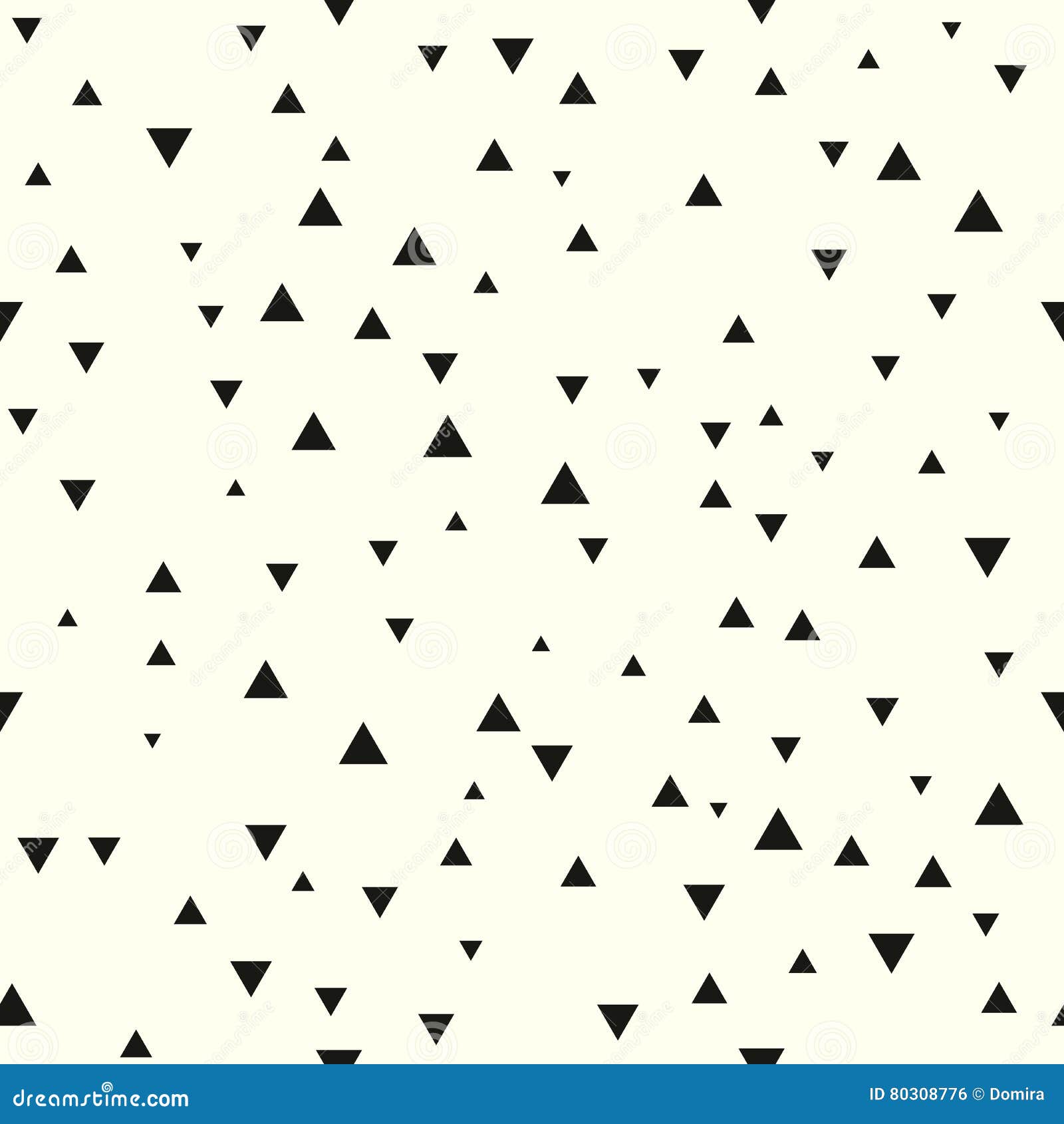 Seamless Pattern with Random Triangles. Festive Texture Repeating ...