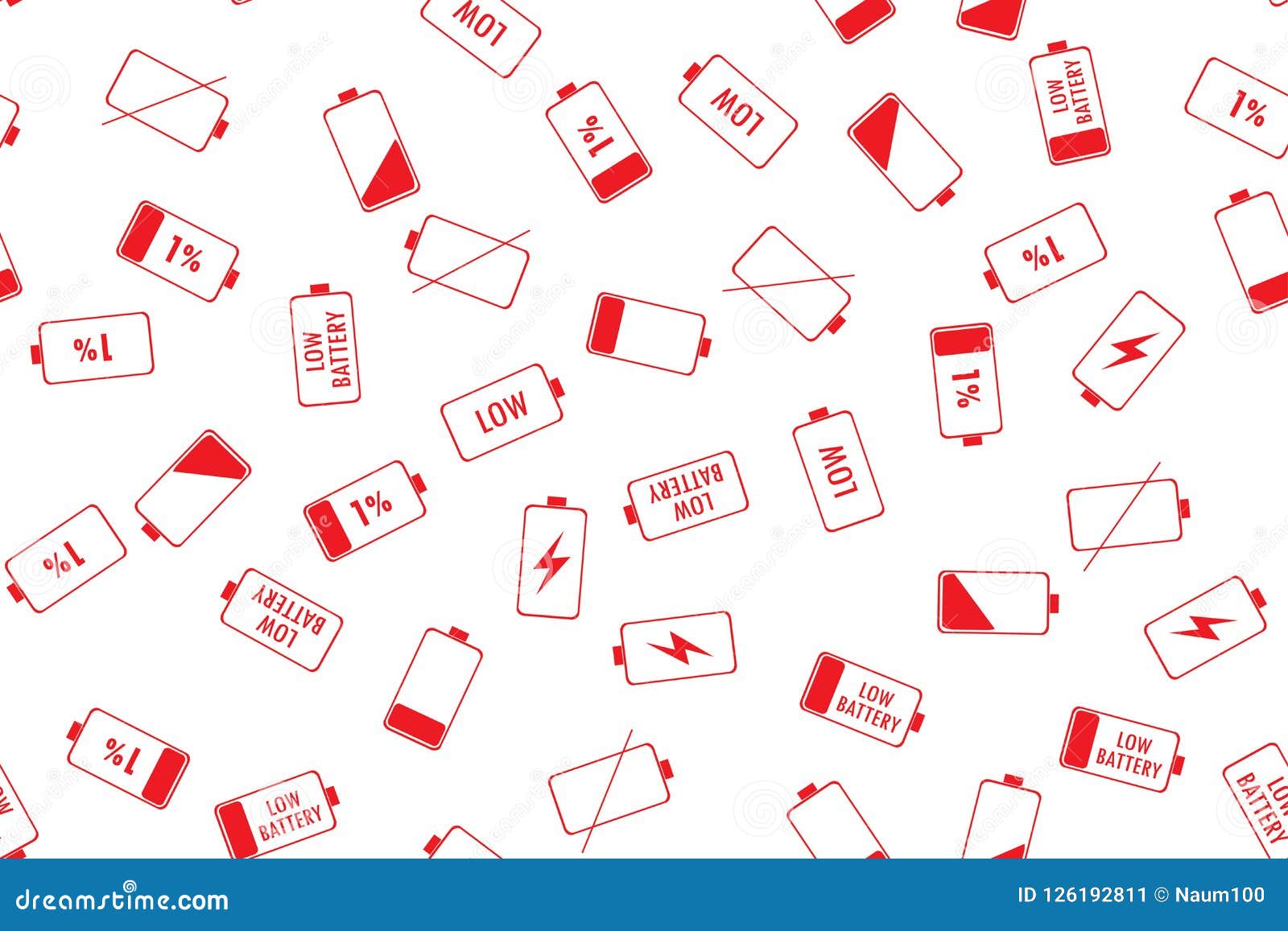 Seamless Battery And Lightning Green Energy Pattern Vector Illustration ...