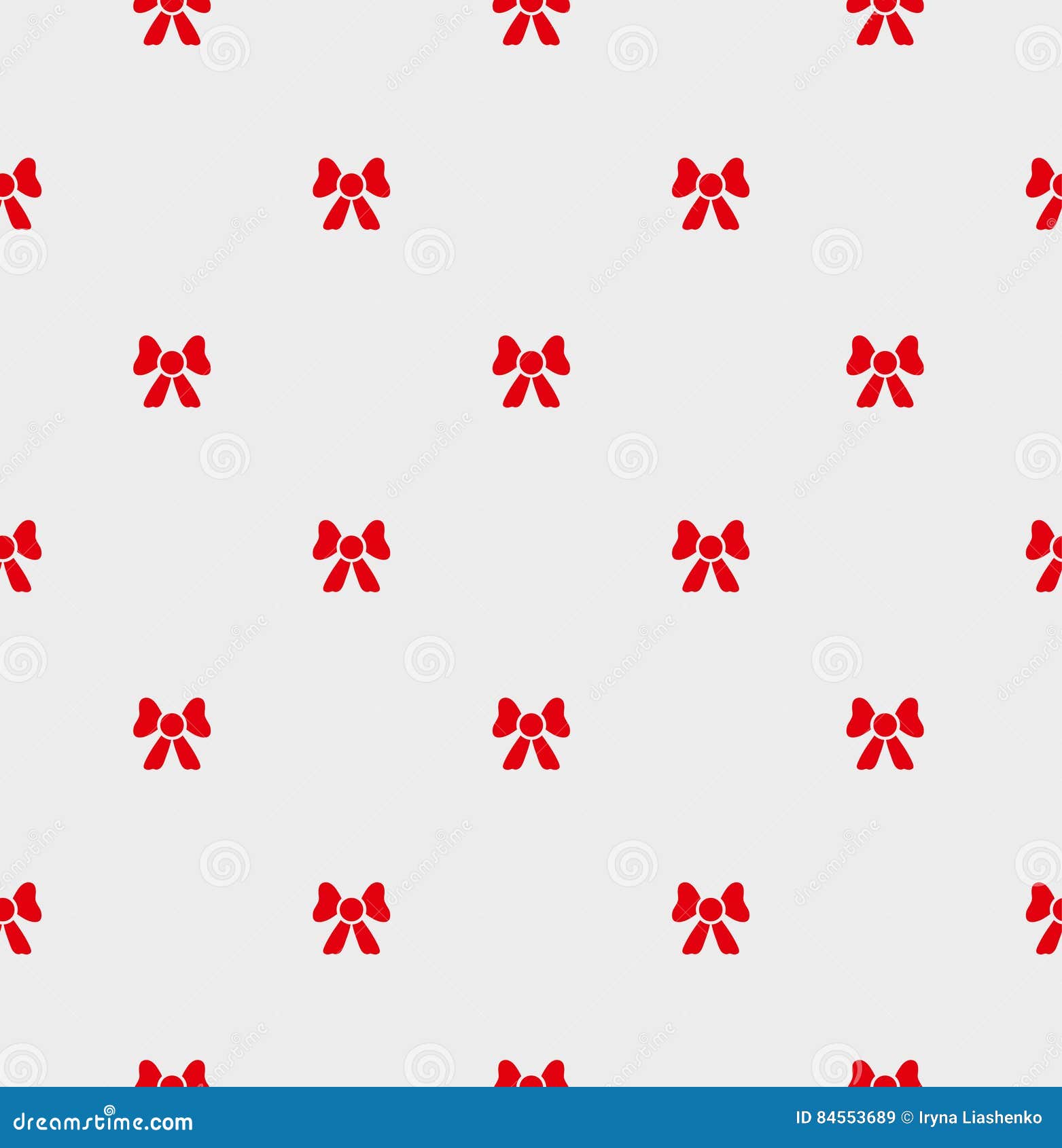 Seamless pattern red bow. stock illustration. Illustration of design ...
