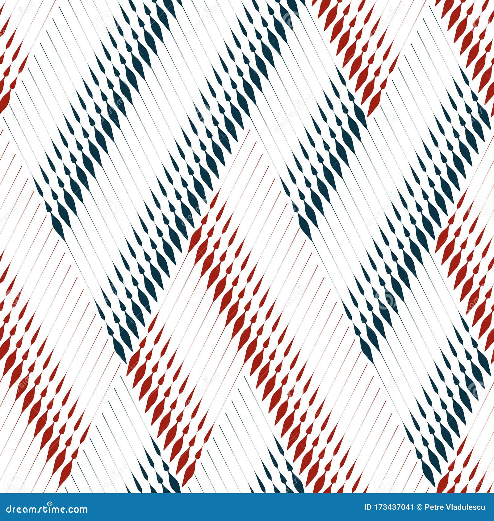 Seamless Pattern with Red and Green Spindle, Modern Stylish Image ...