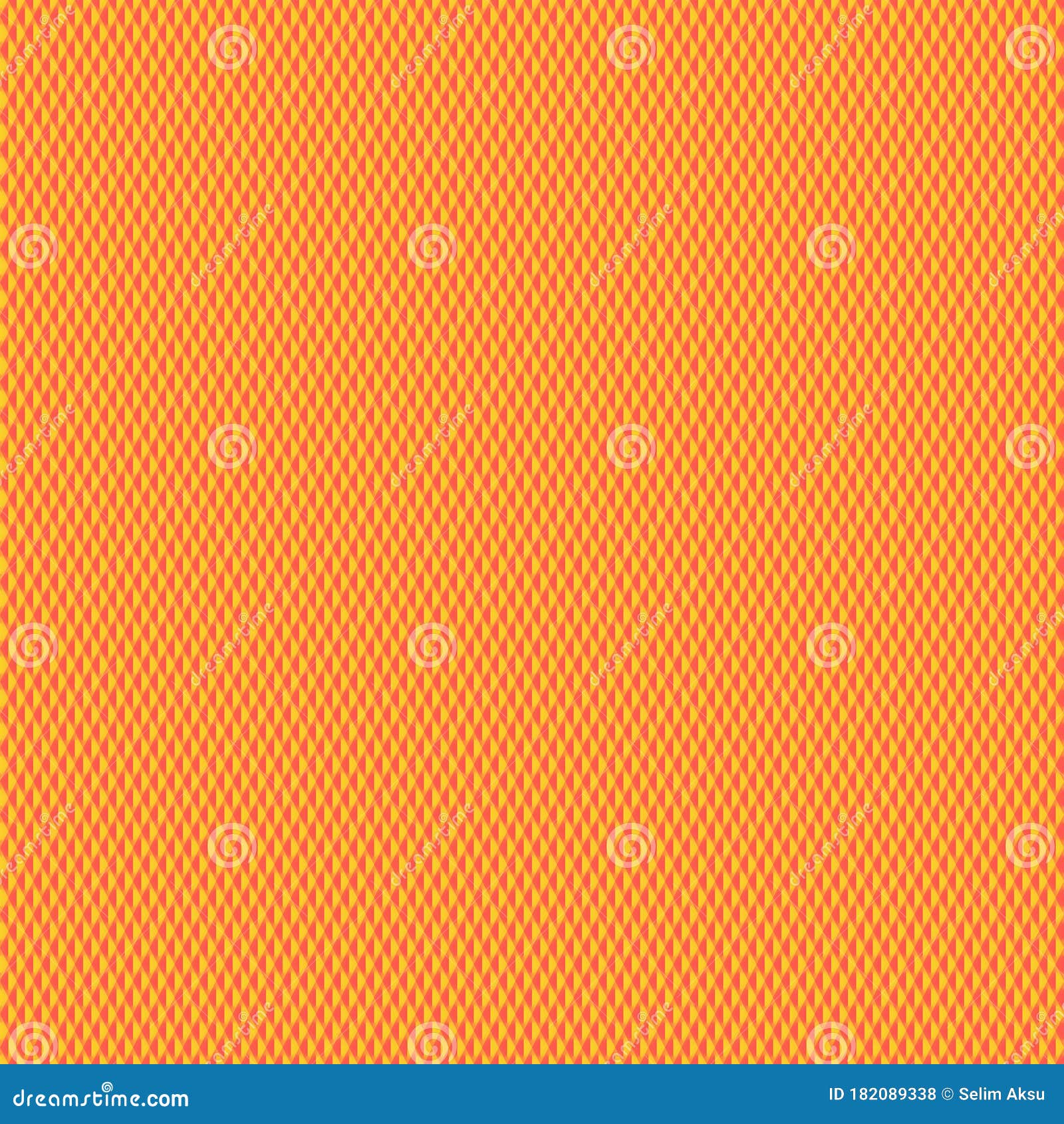 Seamless Pattern Red and Orange Diamond Shapes. Stock Illustration ...