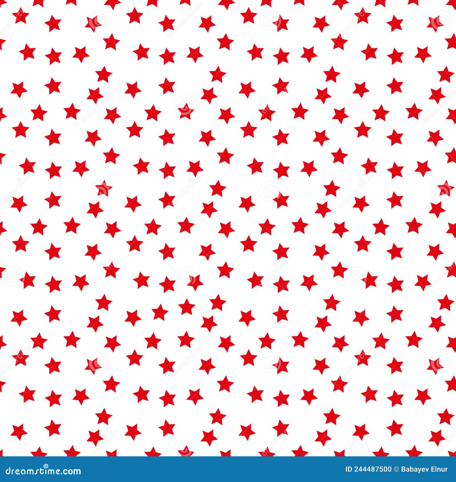 Seamless Pattern of Red Stars. Template Pattern for Simple Backgrounds ...