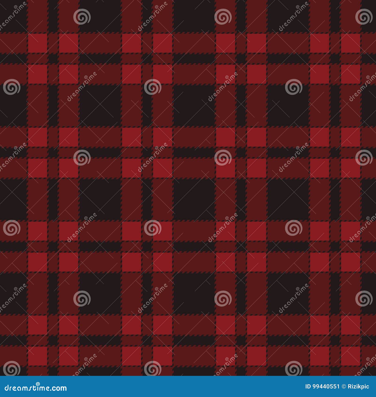 Seamless Pattern of Red Tartan. Stock Vector - Illustration of scotland ...