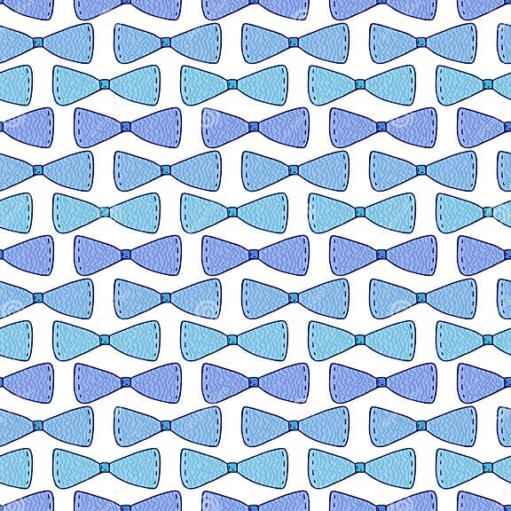 Bows Seamless Pattern. Repeat Vector Background. Bows Pattern for ...