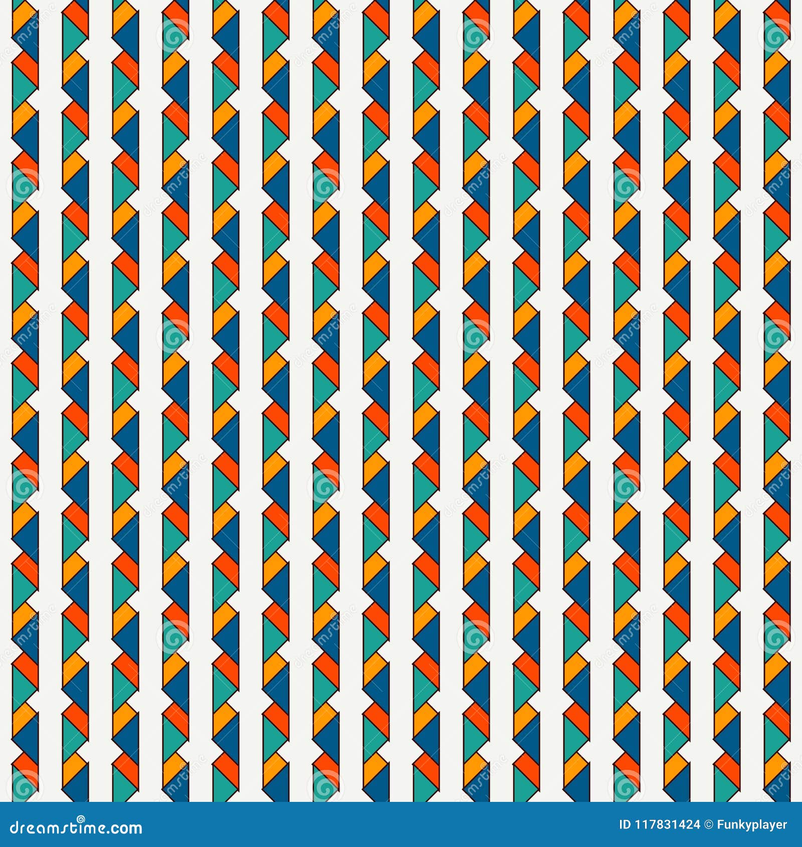 Seamless Pattern with Repeated Mini Triangles. Contemporary Geometric ...