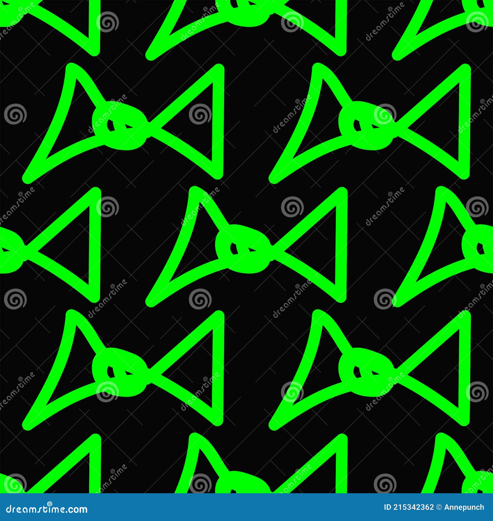 Seamless Pattern with Repeating Bow Drawn by Hand. Doodle, Sketch Stock ...