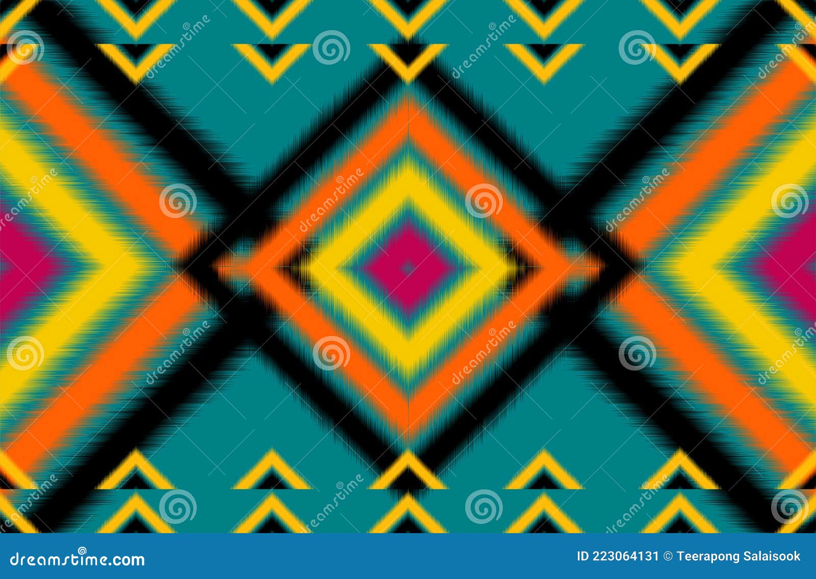 Seamless Pattern Repeating Design with Geometric Shapes. Stock Vector ...