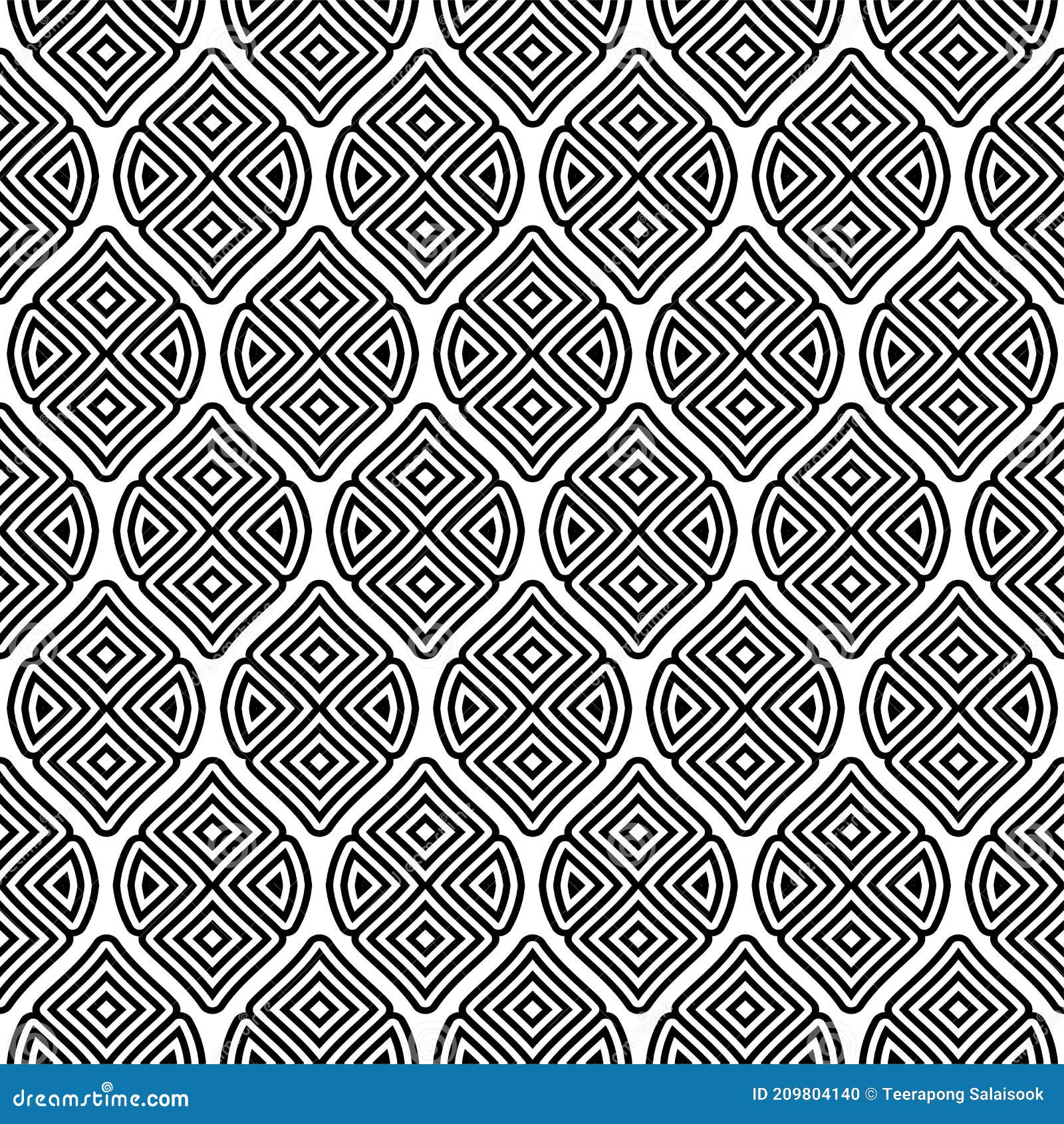 Seamless Pattern Repeating Design with Geometric Shapes. Stock Vector ...