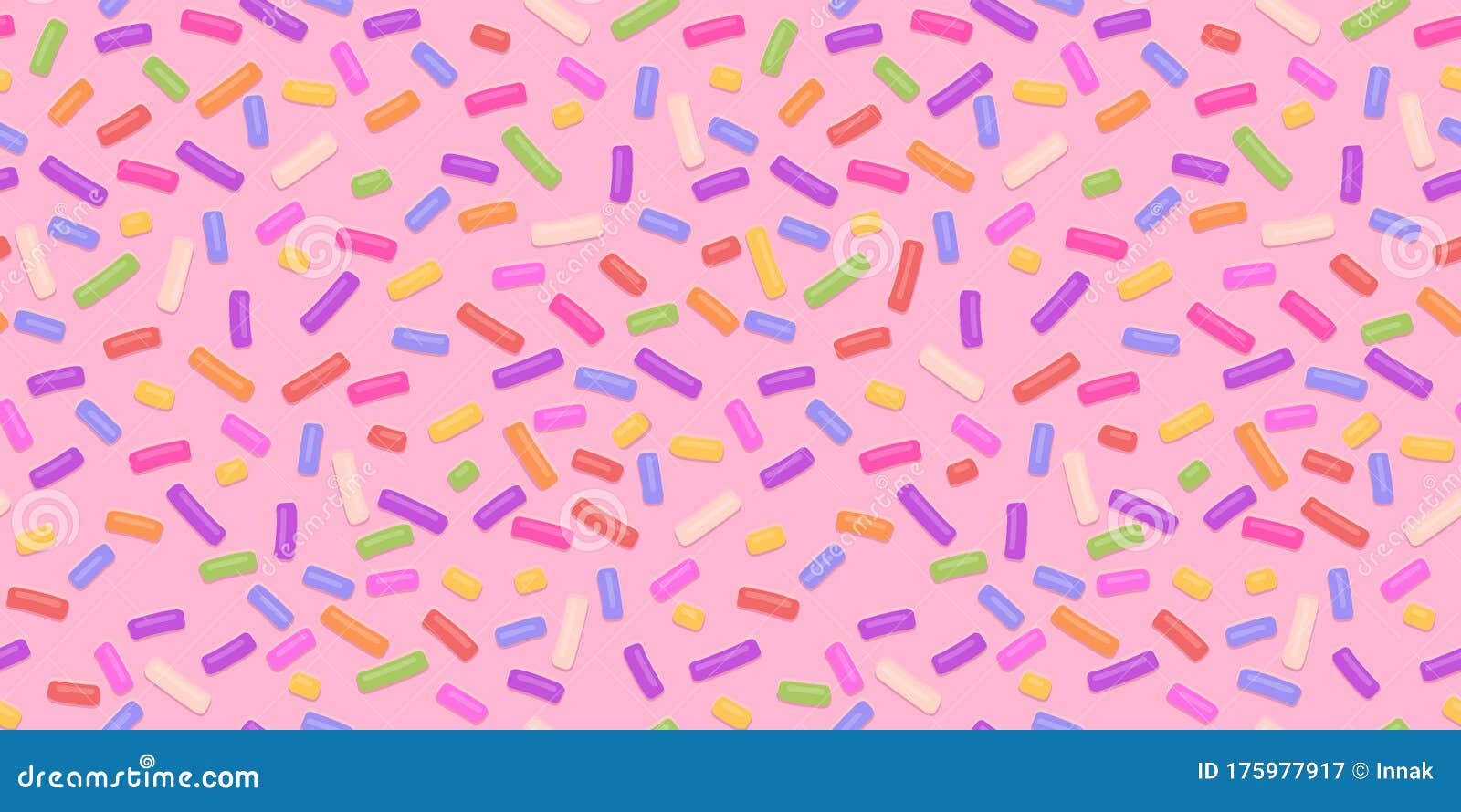 Seamless Pattern Repeating Seamless Texture of Pink Donut Glaze with ...