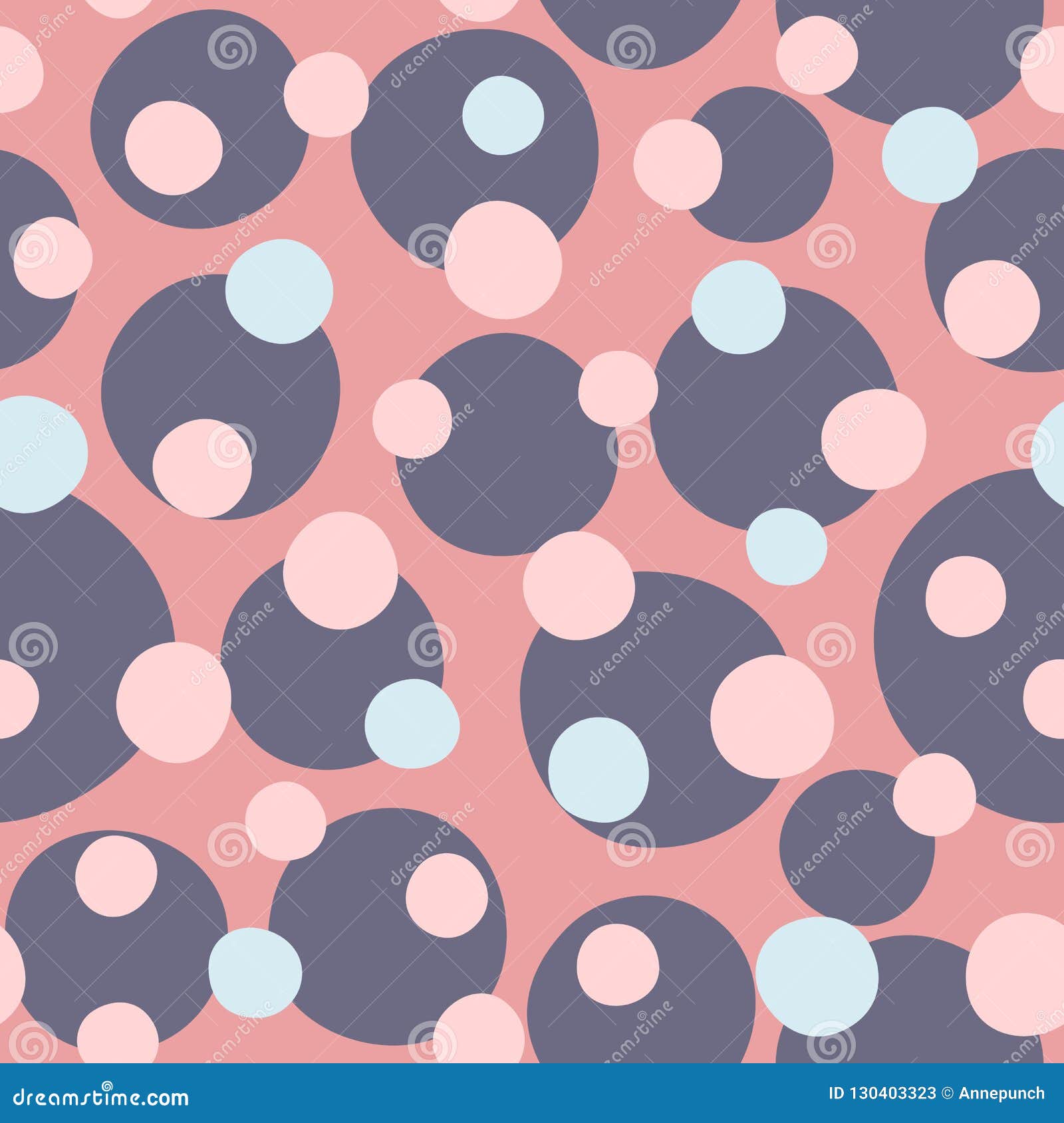 Seamless Pattern with Repeating Uneven Rounded Spots. Stock Vector ...