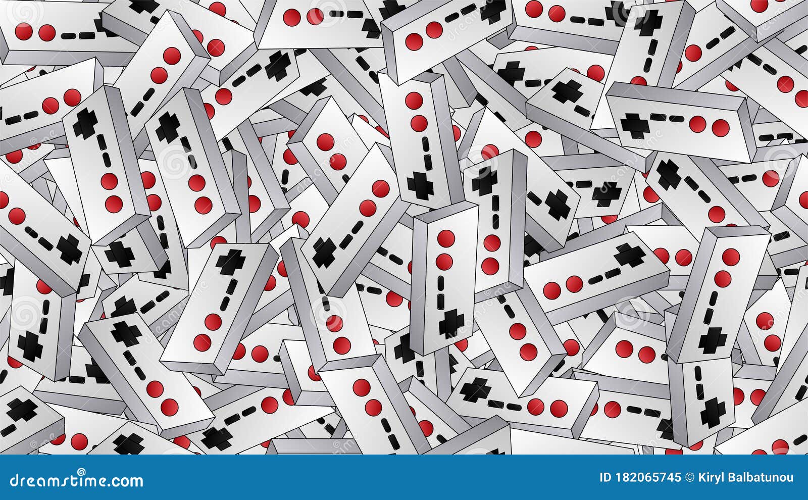 Seamless Pattern of Retro Old Hipster Video Game Consoles Texture from ...