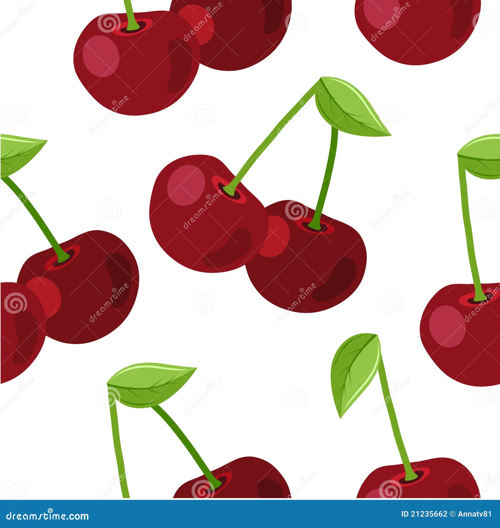 Ripe Cherry With Leaves, Lineart Sketch. Just A Childish Drawing ...